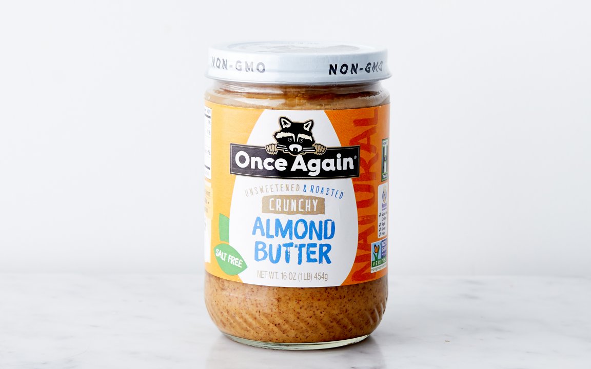 Natural Crunchy Almond Butter | 16 oz | Once Again Nut Butter | Good Eggs