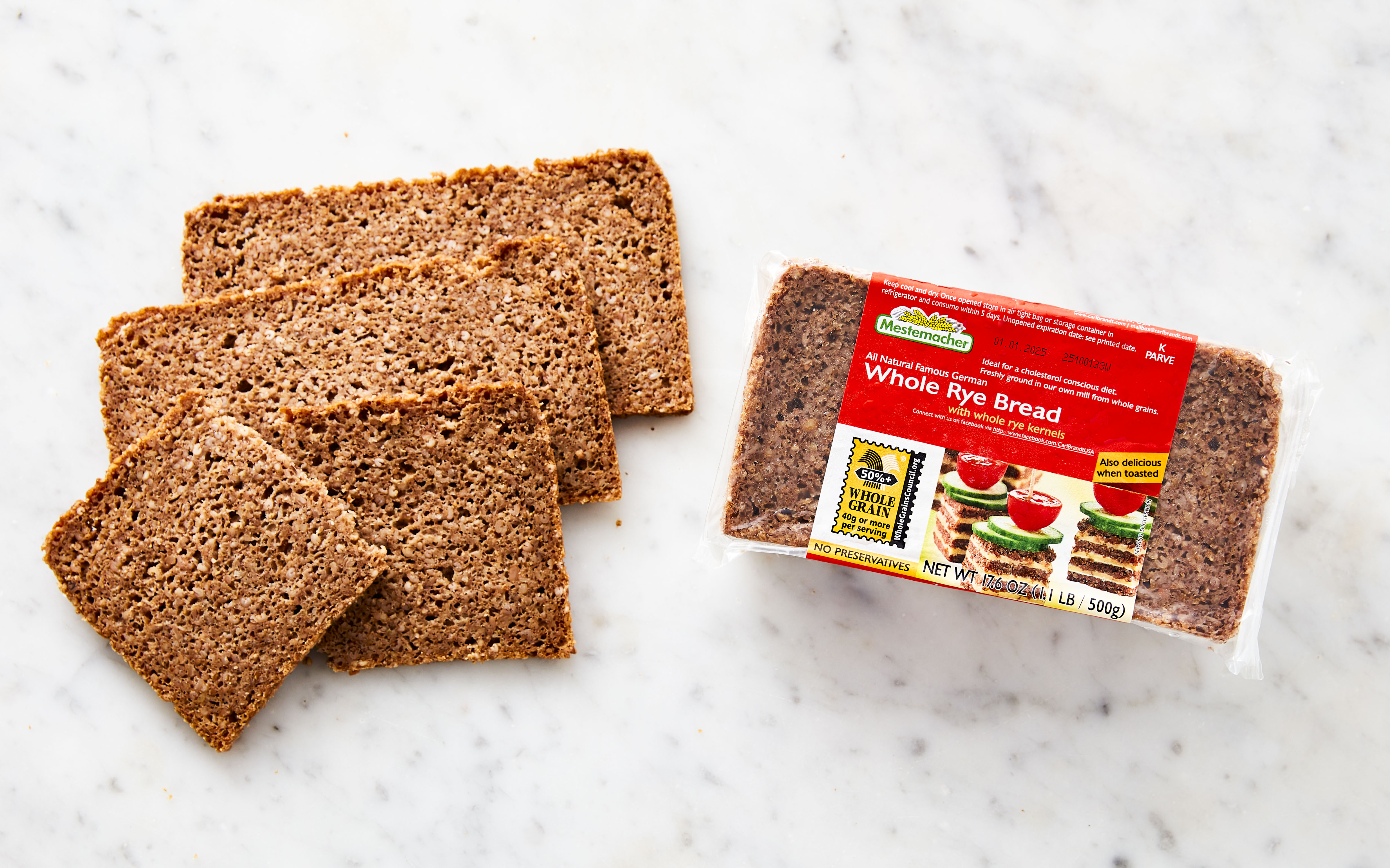 Whole Rye Bread | 17.6 oz | Mestemacher | Good Eggs