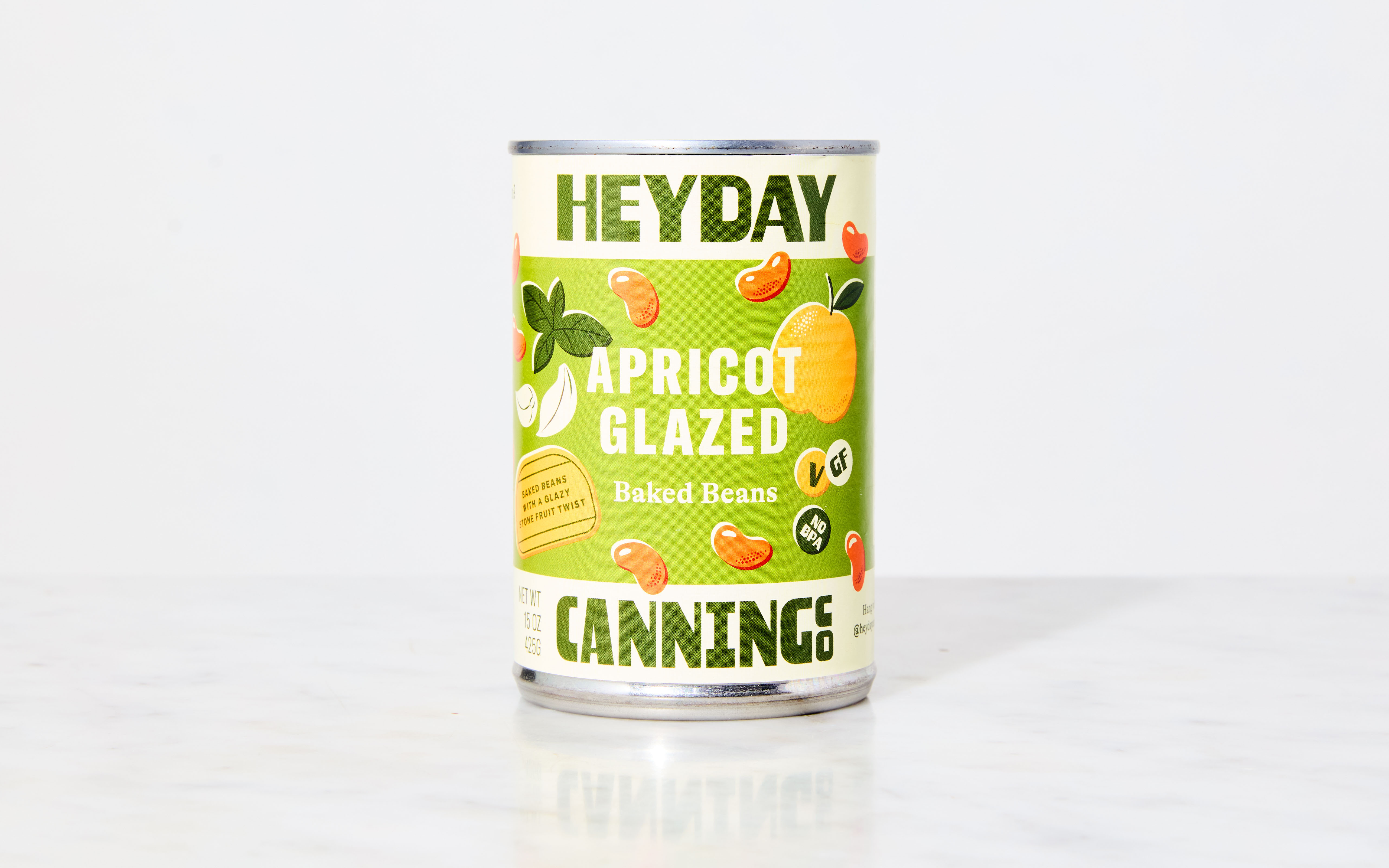 Apricot Glazed Baked Beans | 15 oz | Heyday Canning Co. | Good Eggs