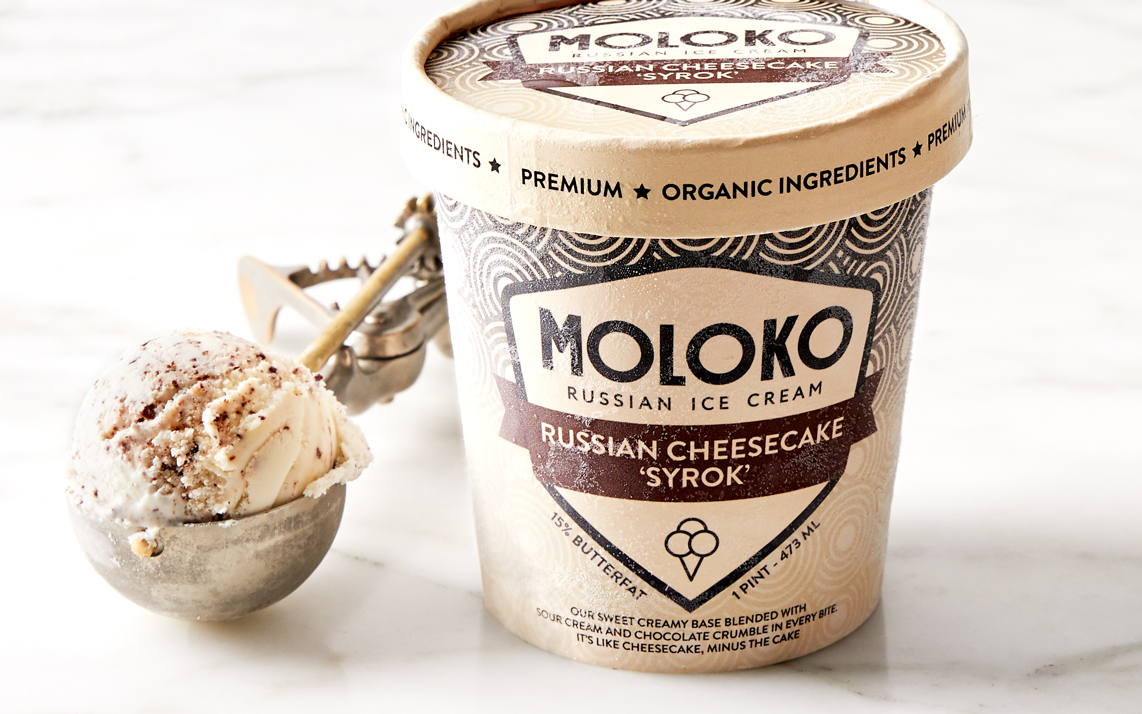 Russian Cheesecake Syrok | 16 oz | Moloko Ice Cream | Good Eggs