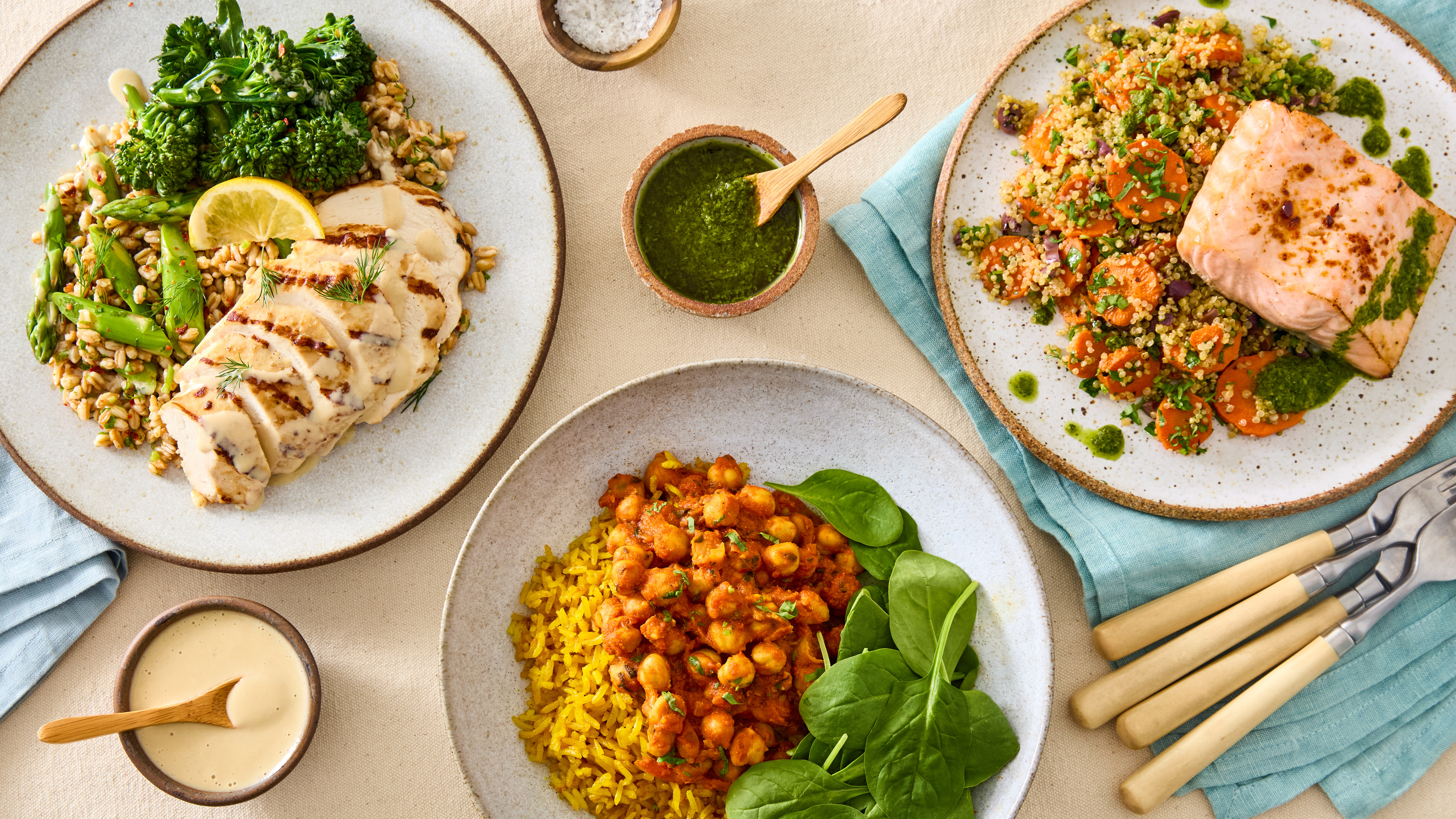 Fresh & Ready 3-Meal Bundle | 3 servings | Good Eggs Kitchen | Good Eggs