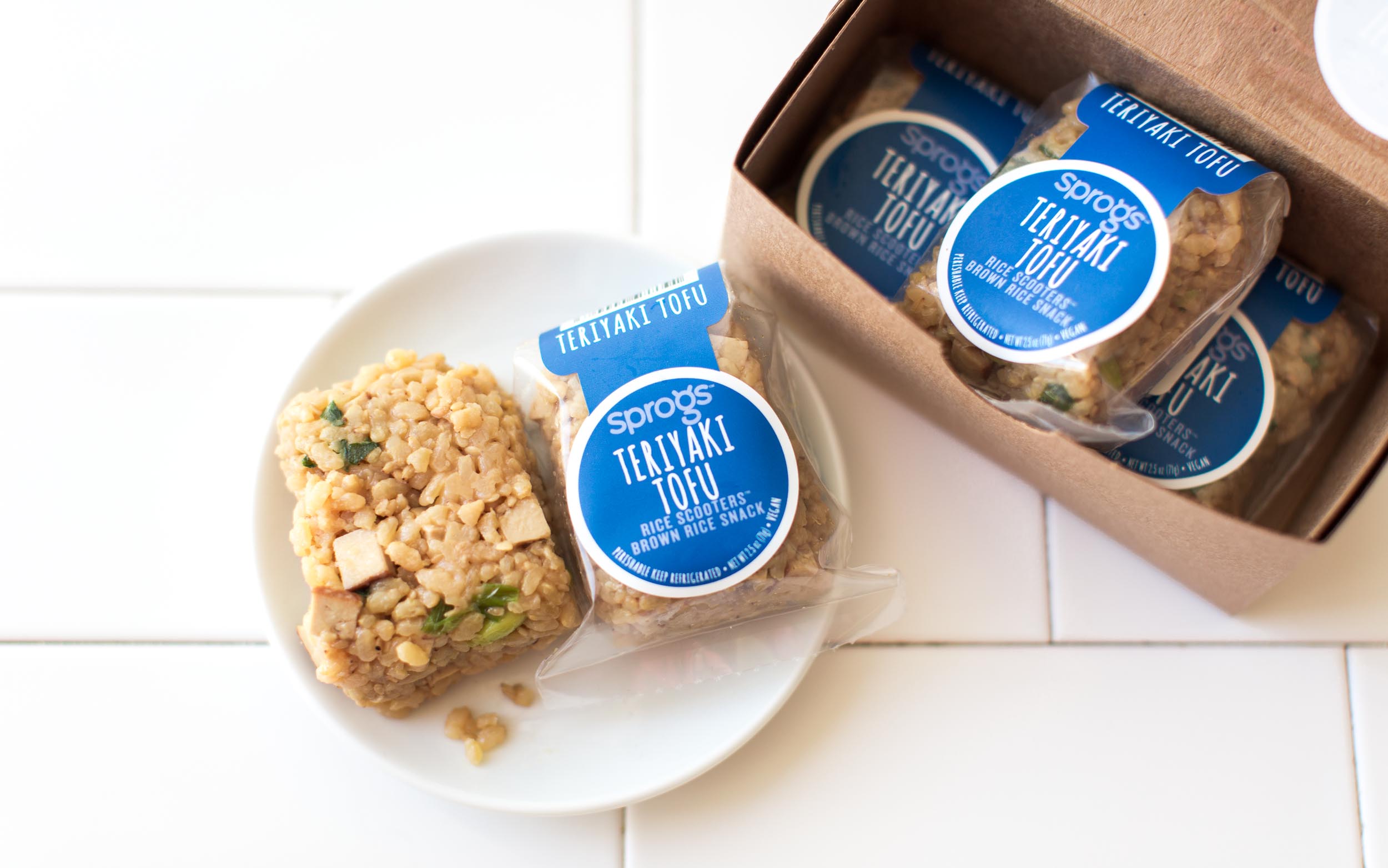 Teriyaki Tofu Rice Scooters | 4 count | Sprogs | Good Eggs