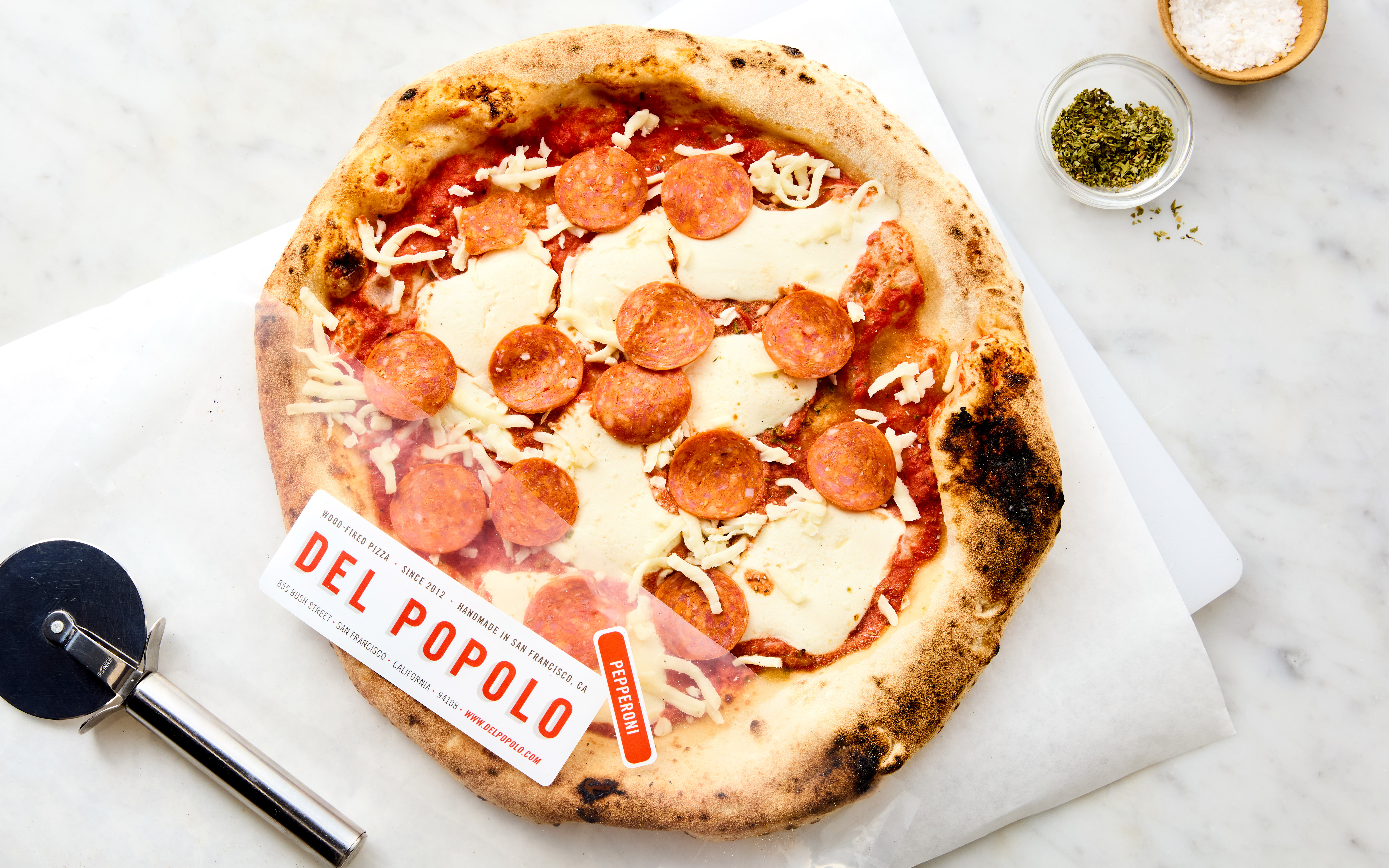 Del Popolo Pepperoni Pizza | 17 oz | Del Popolo | Good Eggs