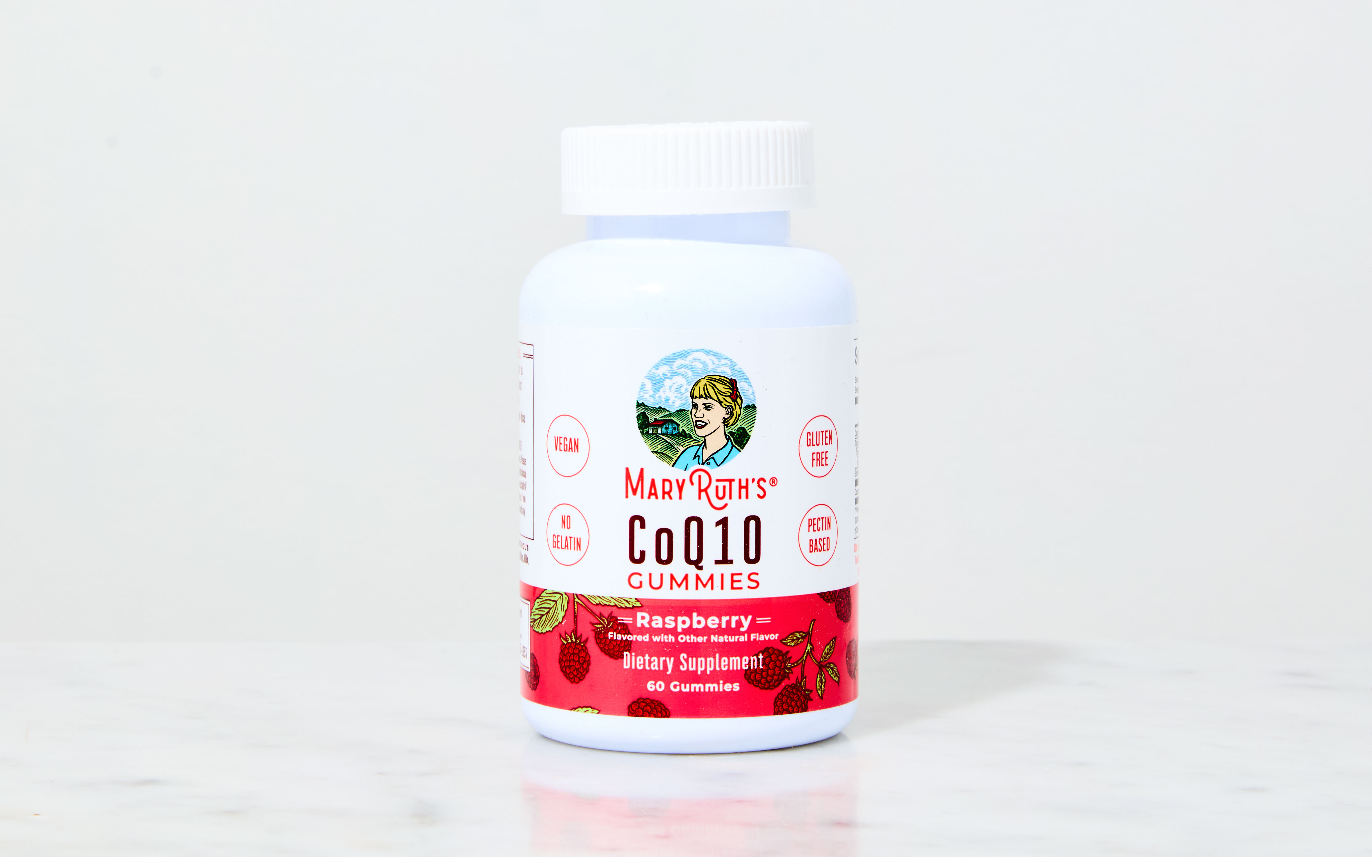 Raspberry Flavored Coq10 Gummies | 60 count | Mary Ruth's Organics ...