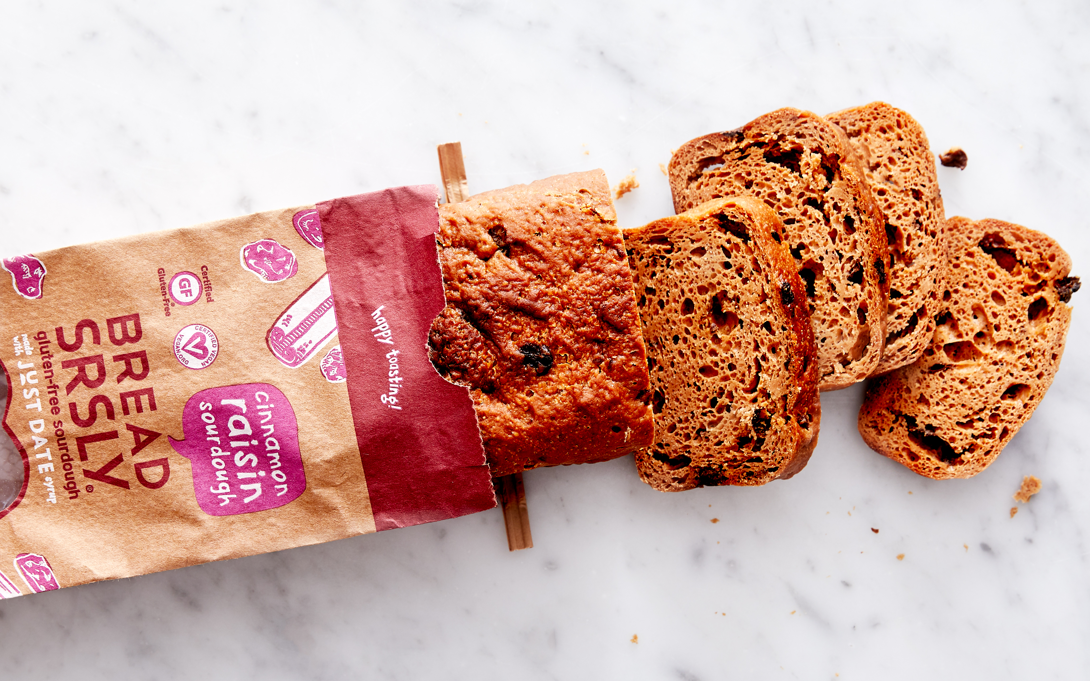 Gluten-Free Cinnamon Raisin Bread | 16 oz | Bread SRSLY | Good Eggs