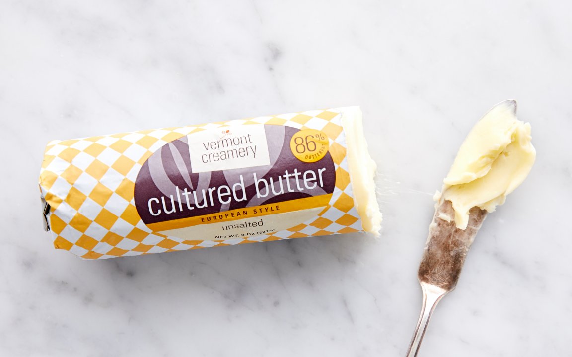 Unsalted Cultured Butter | 8 oz | Vermont Creamery | Good Eggs