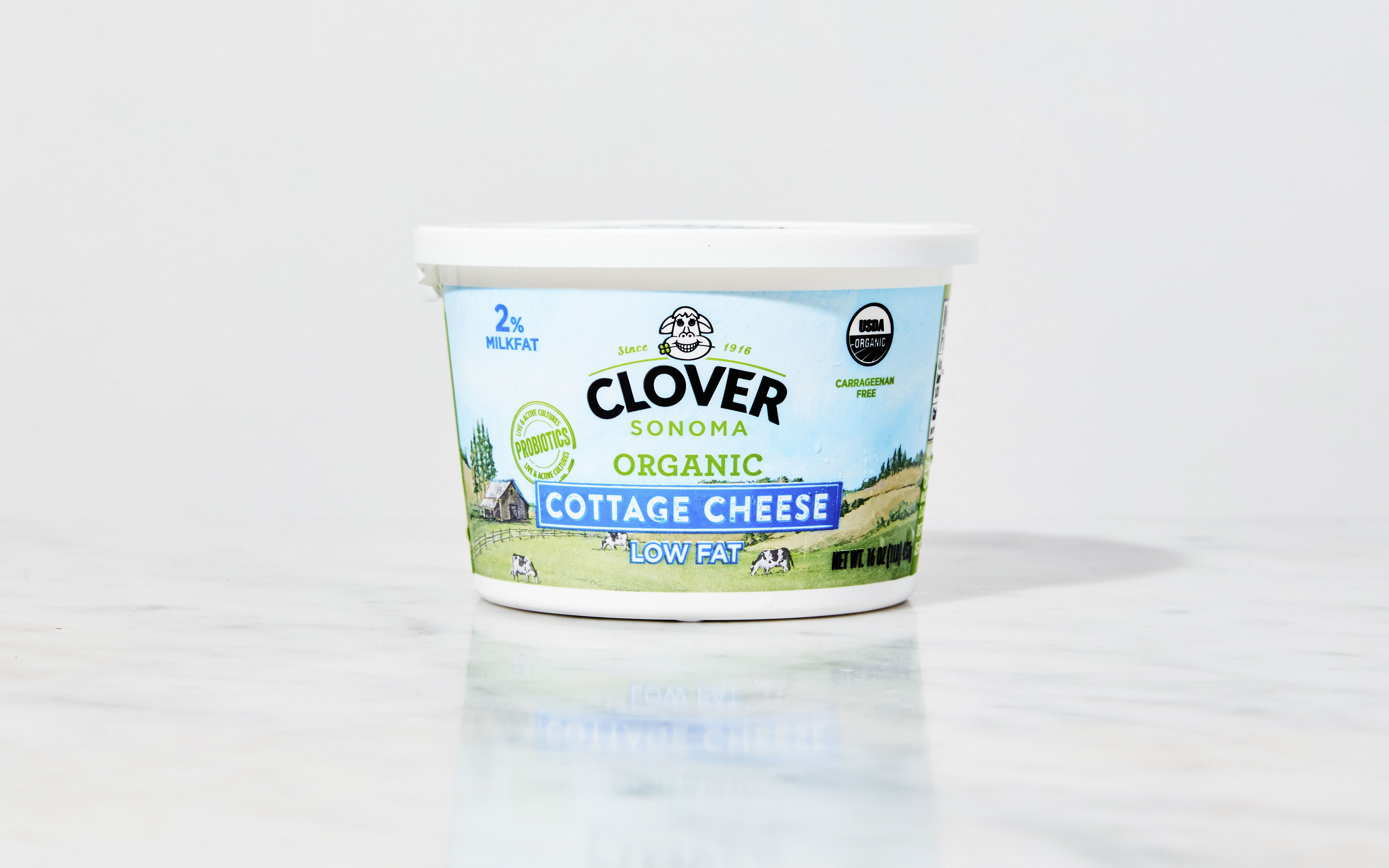 Organic Low Fat Cottage Cheese | 16 oz | Clover Sonoma | Good Eggs