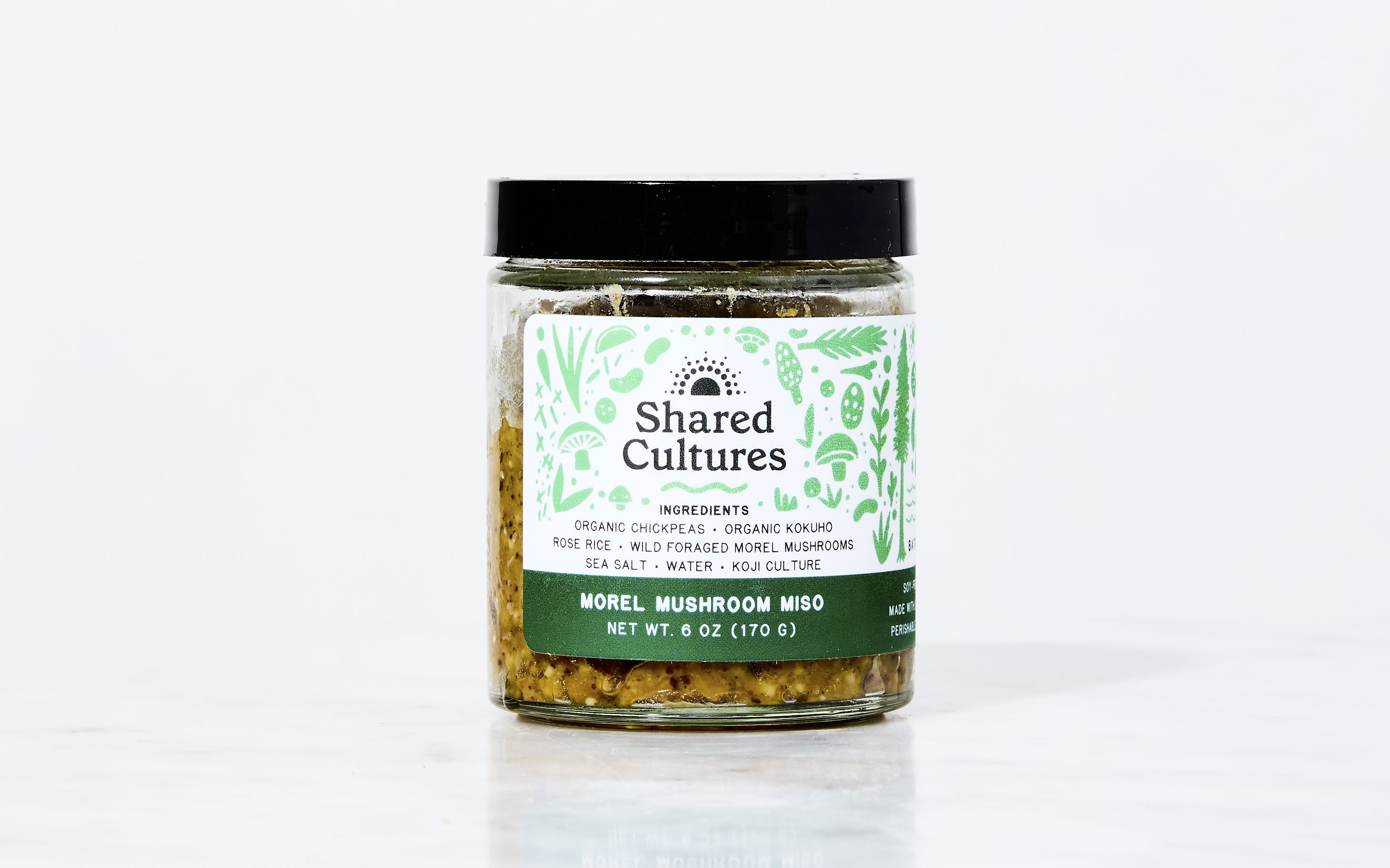 Morel Mushroom Miso | 6 oz | Shared Cultures | Good Eggs