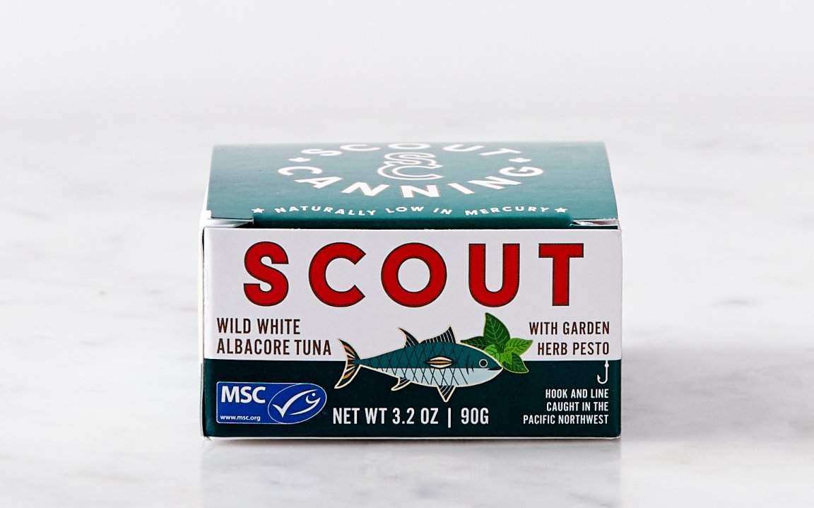 Wild Albacore Tuna With Garden Herb Pesto | 3.2 oz | Scout | Good Eggs