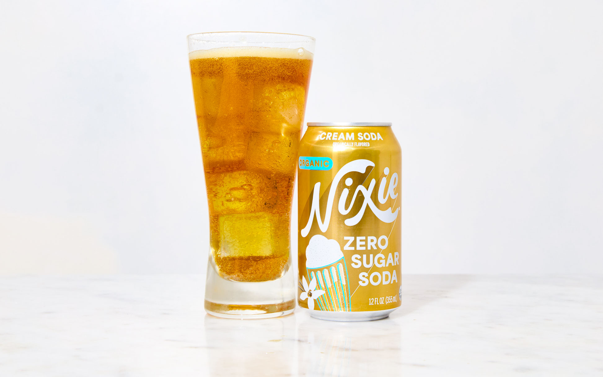 Organic Zero Sugar Cream Soda | 12 fl oz | Nixie Beverage Company ...