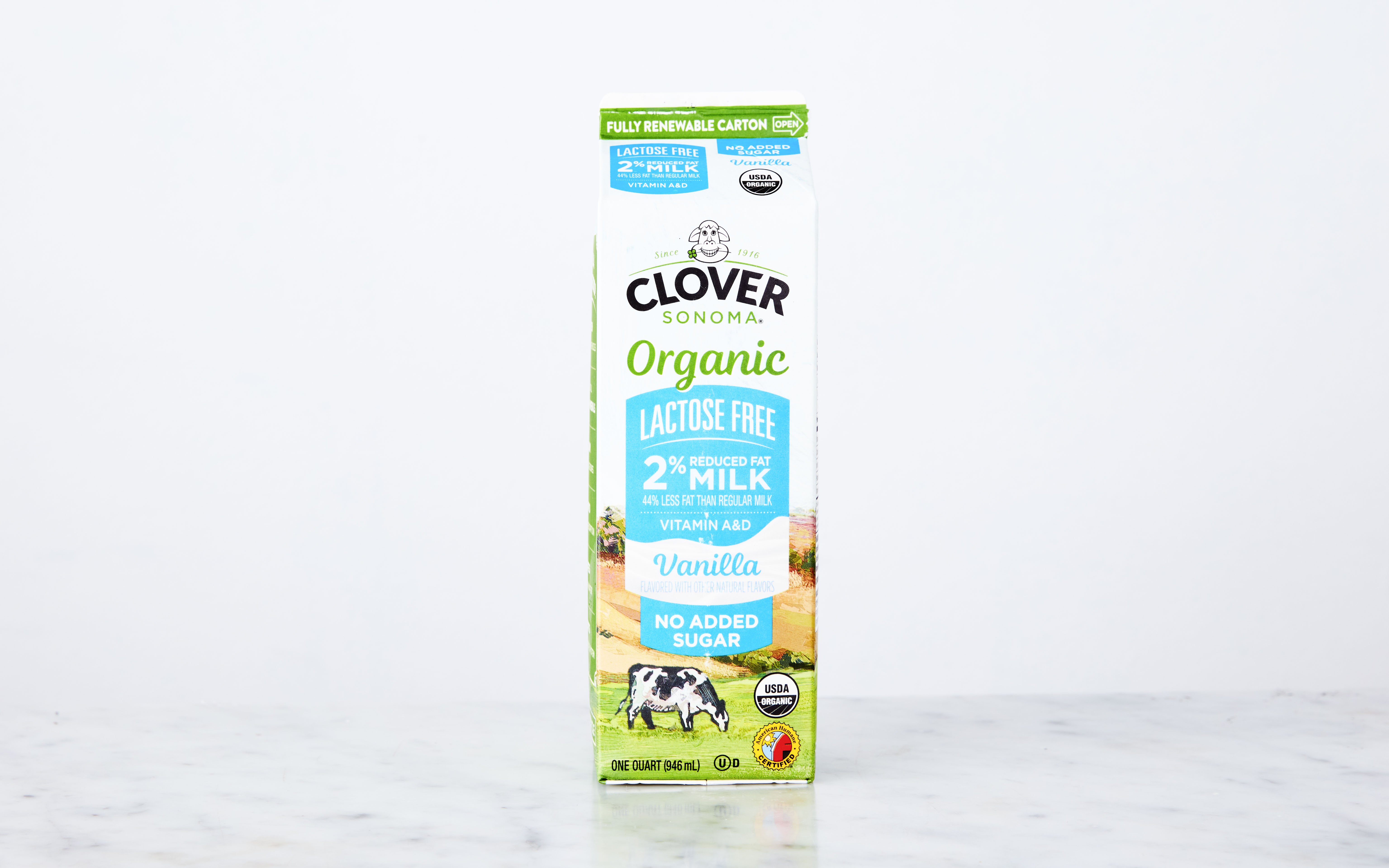 Organic Lactose-Free Vanilla Flavored Milk | 32 oz | Clover Sonoma ...