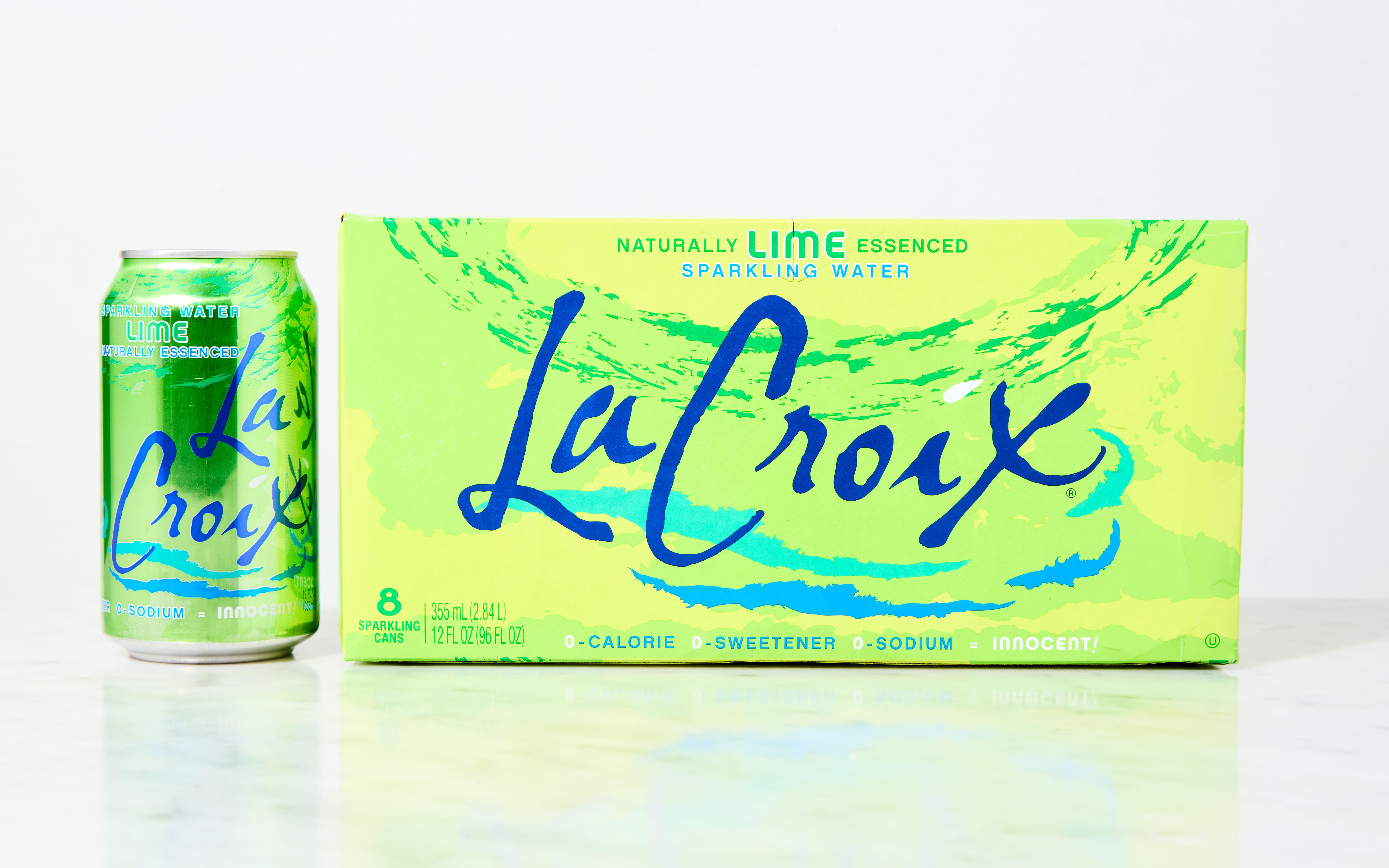 Lime Sparkling Water 8-pack | 8 count | La Croix | Good Eggs