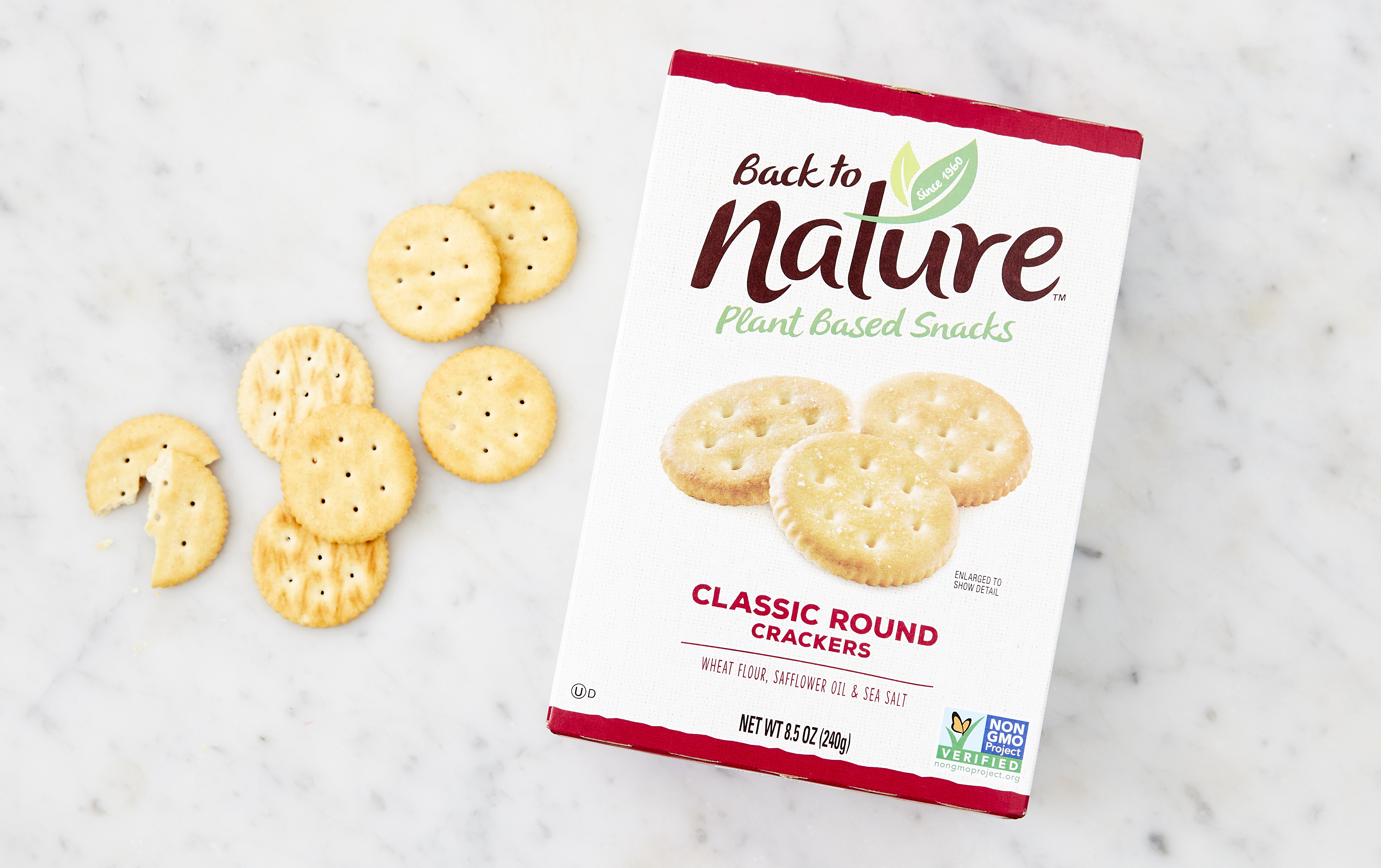 Classic Round Cracker | 8.5 oz | Back to Nature | Good Eggs