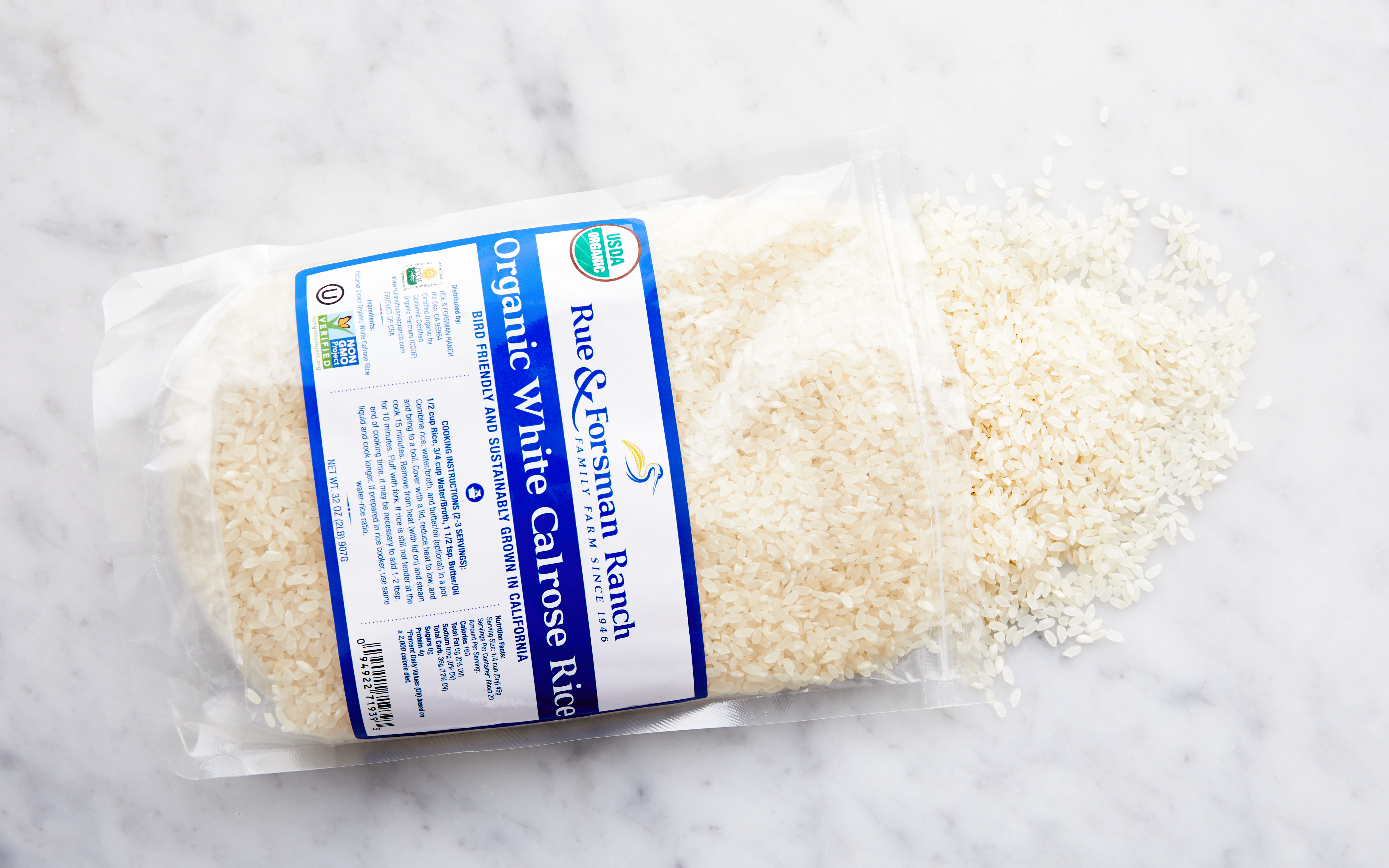 Organic Calrose White Rice | 2 lb | Next Generation Foods | Good Eggs