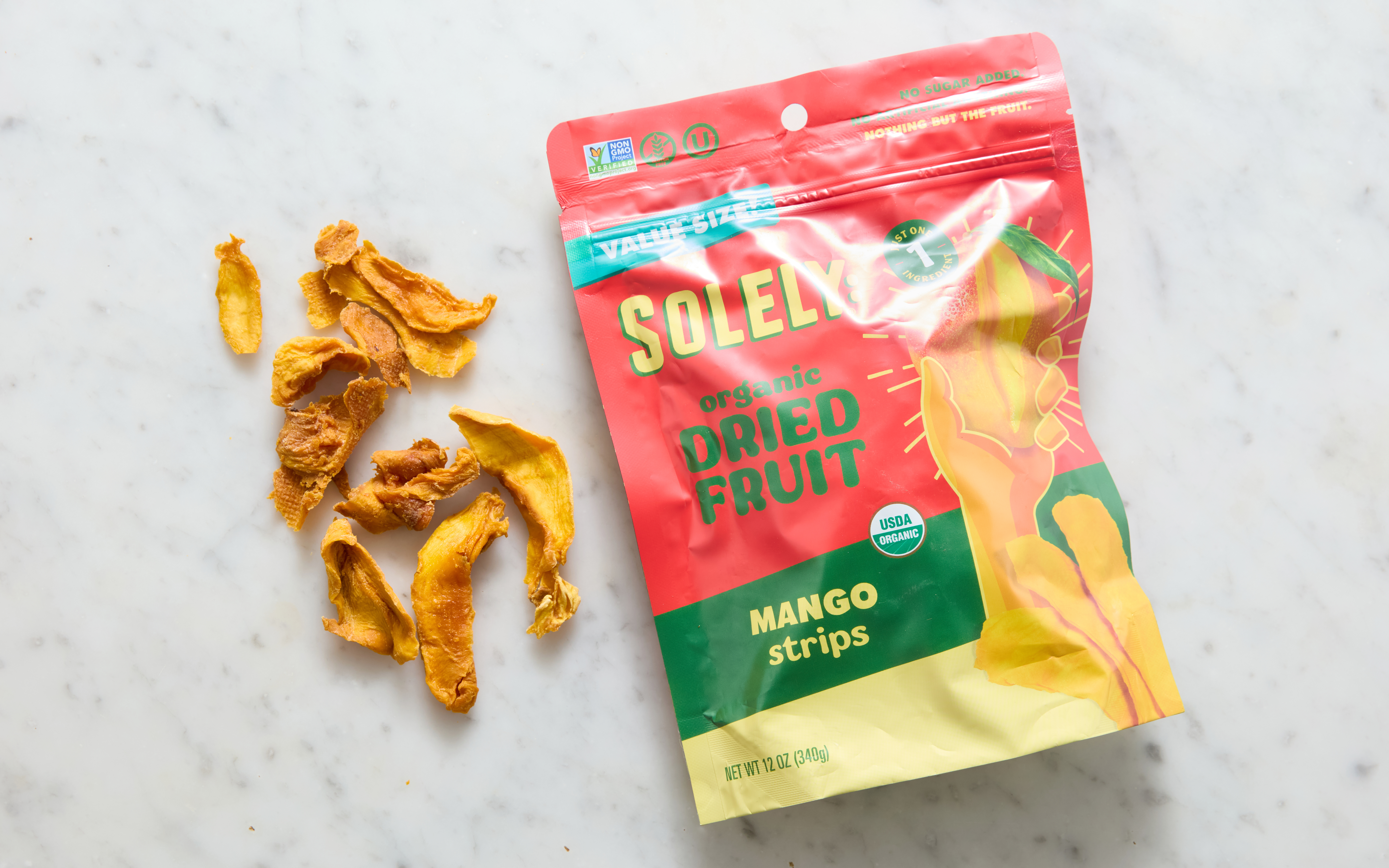 Organic Mango Strips | 12 oz | Solely | Good Eggs