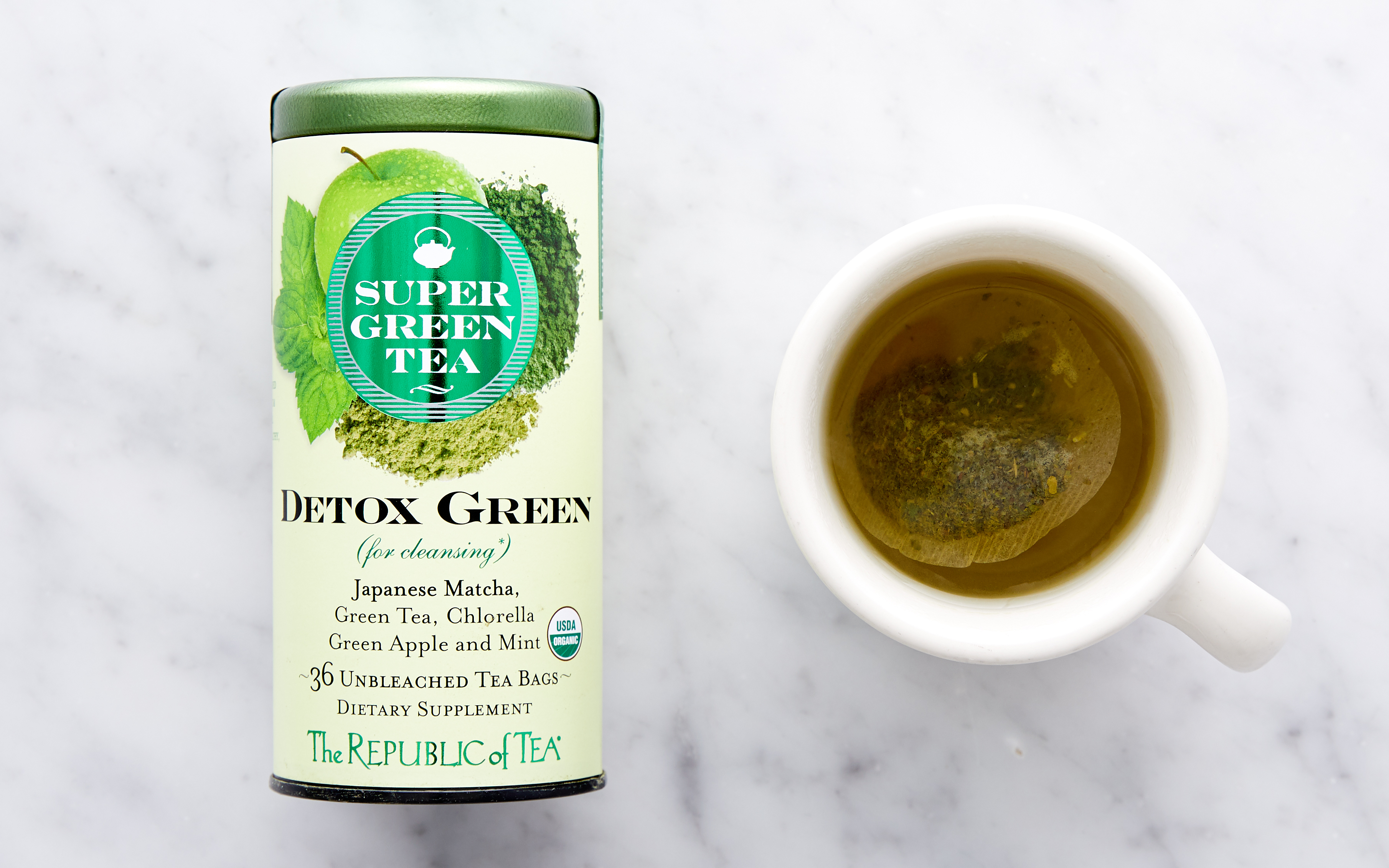 Organic SuperGreen Detox Green Tea | 36 count | The Republic of Tea ...
