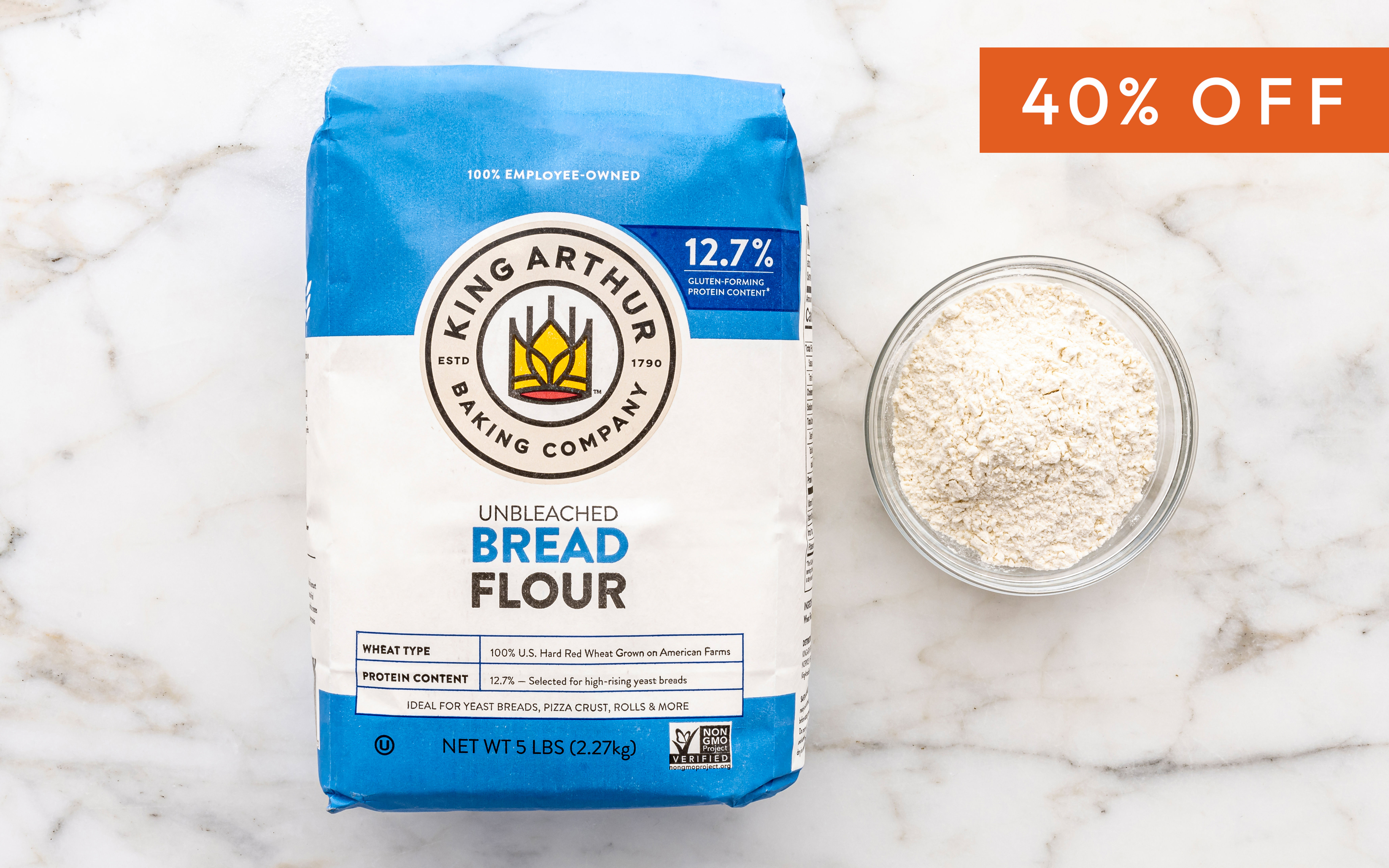 Unbleached Bread Flour | 5 lb | King Arthur Flour | Good Eggs