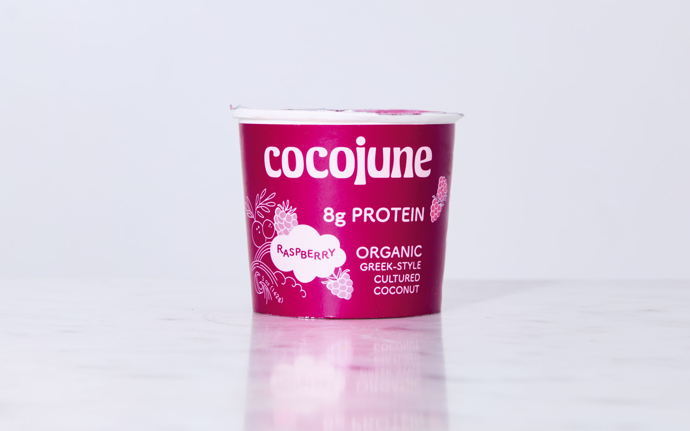 Raspberry Protein Yogurt | 5 oz | Cocojune | Good Eggs