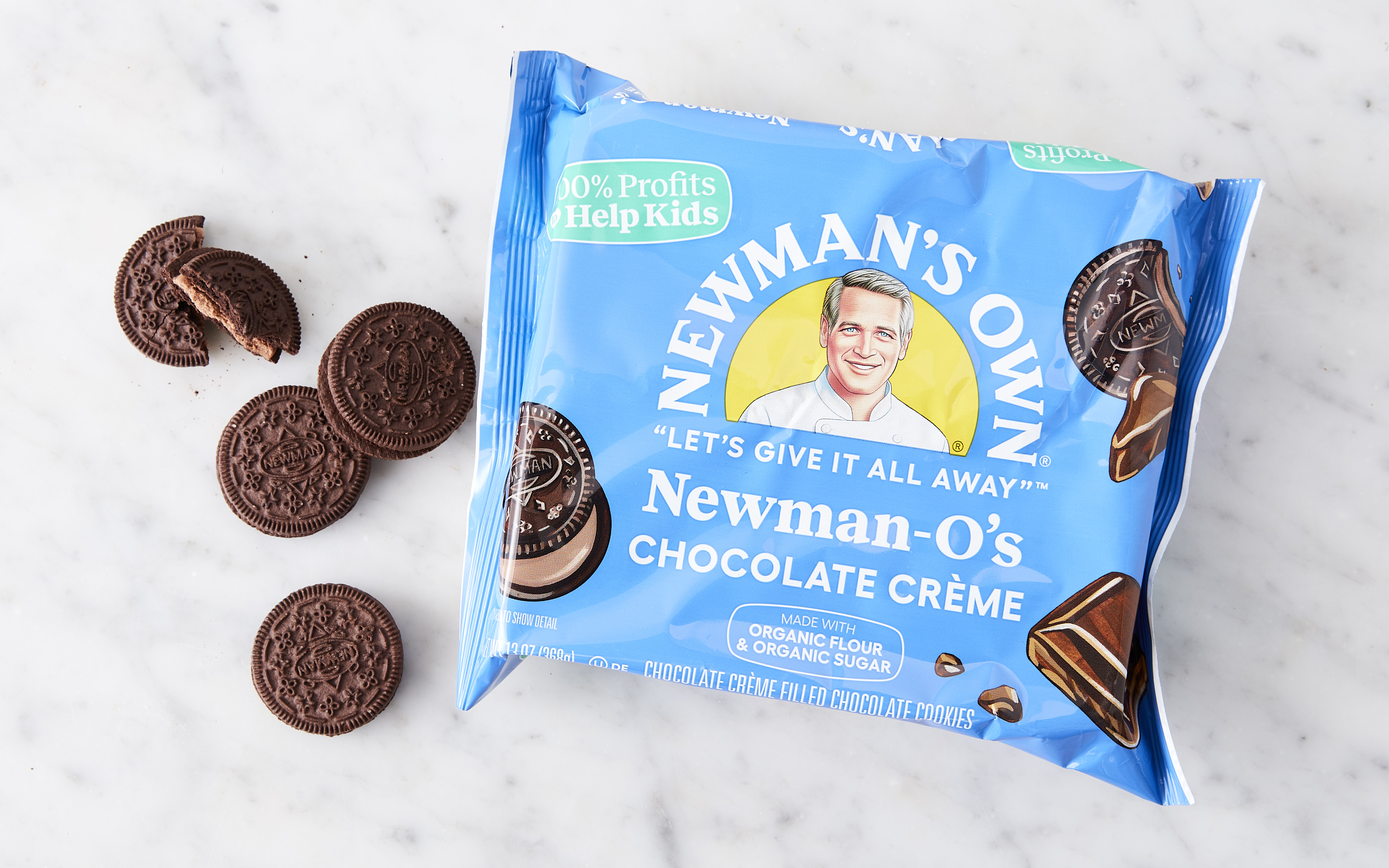 Chocolate Creme Newman O's Sandwich Cookies | 13 oz | Newman's Own ...