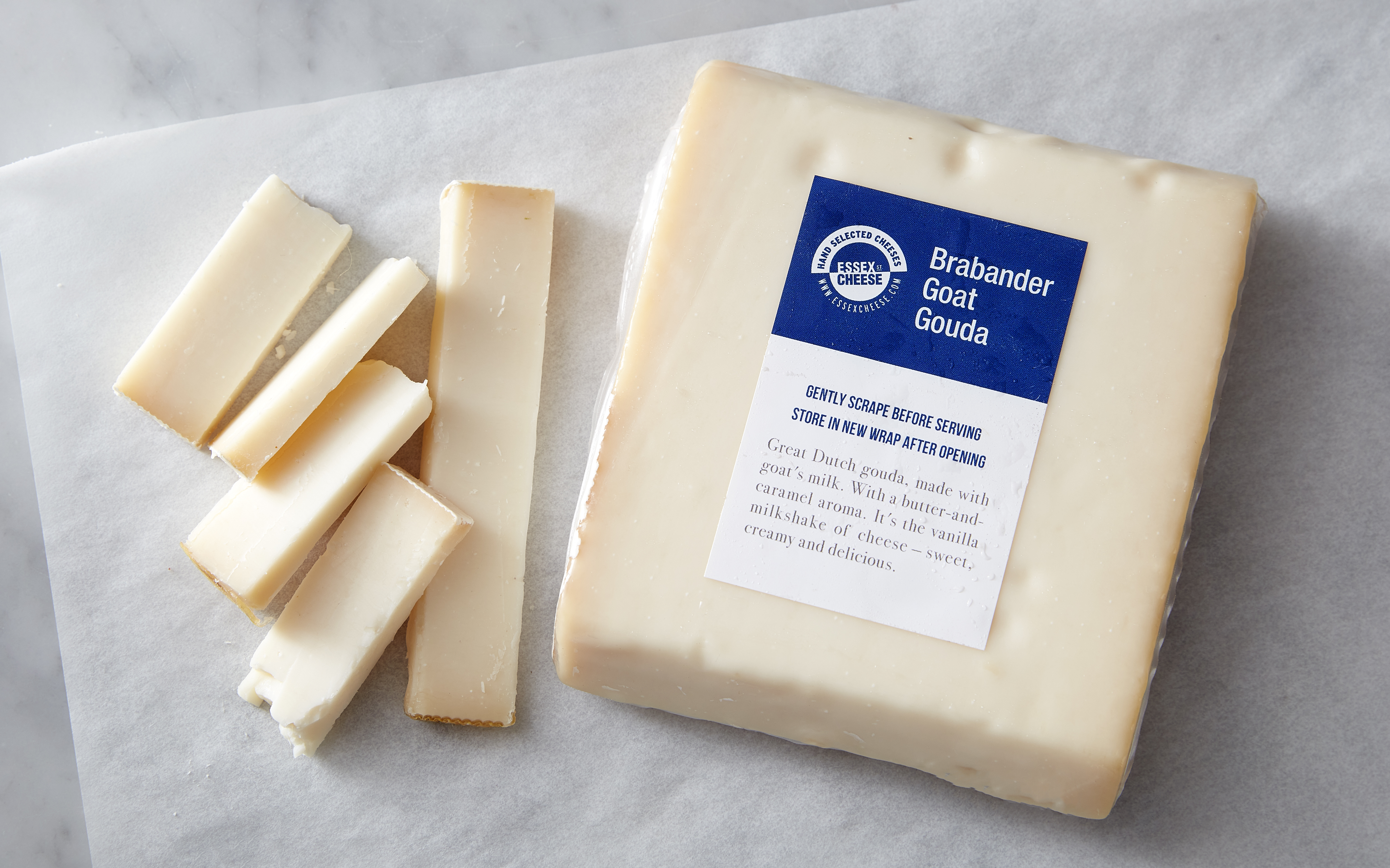 L'amuse Brabander Goat Gouda | 8 oz | Essex Street Cheese | Good Eggs