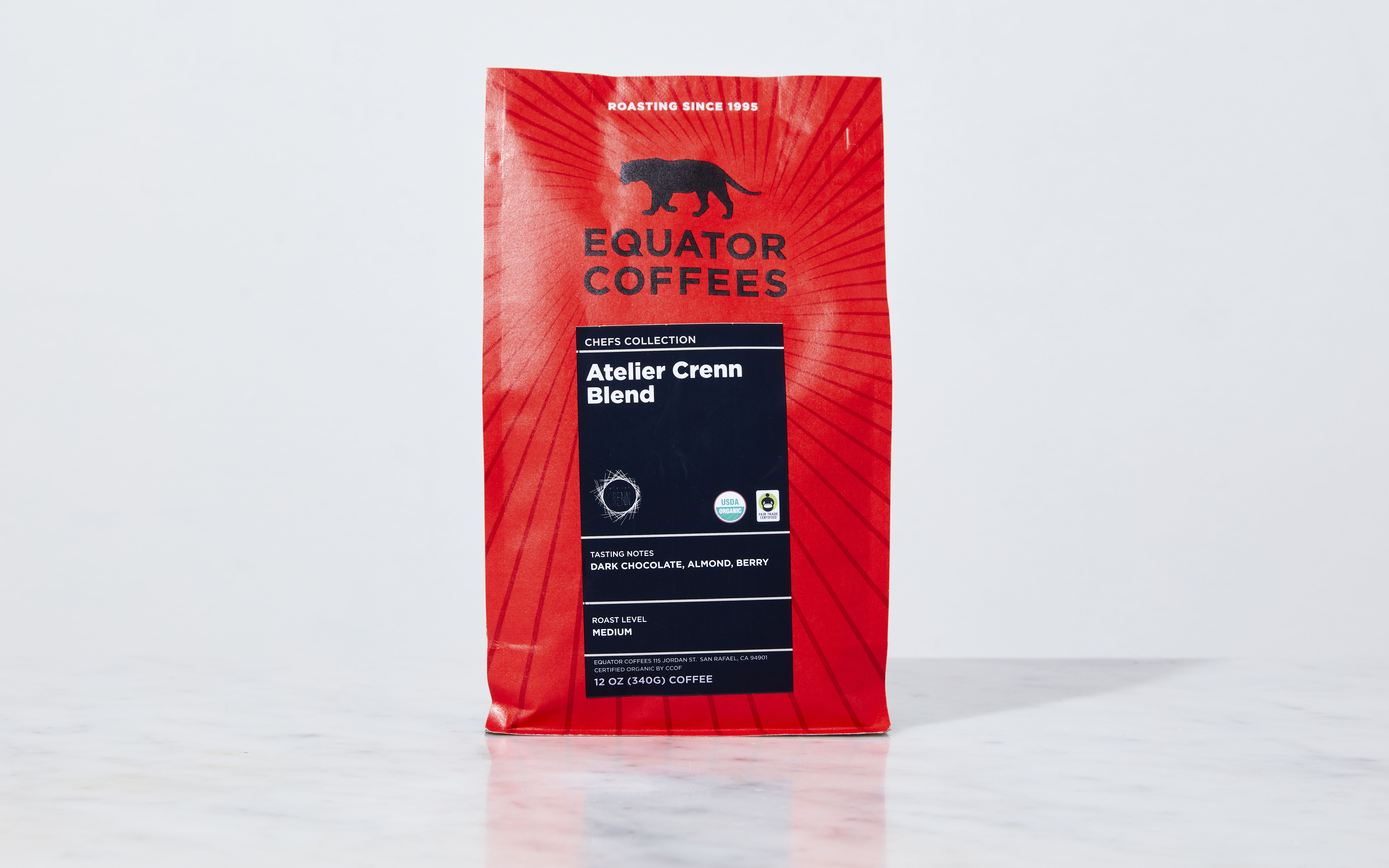 Atelier Crenn Coffee Blend | 12 oz | Equator Coffees | Good Eggs