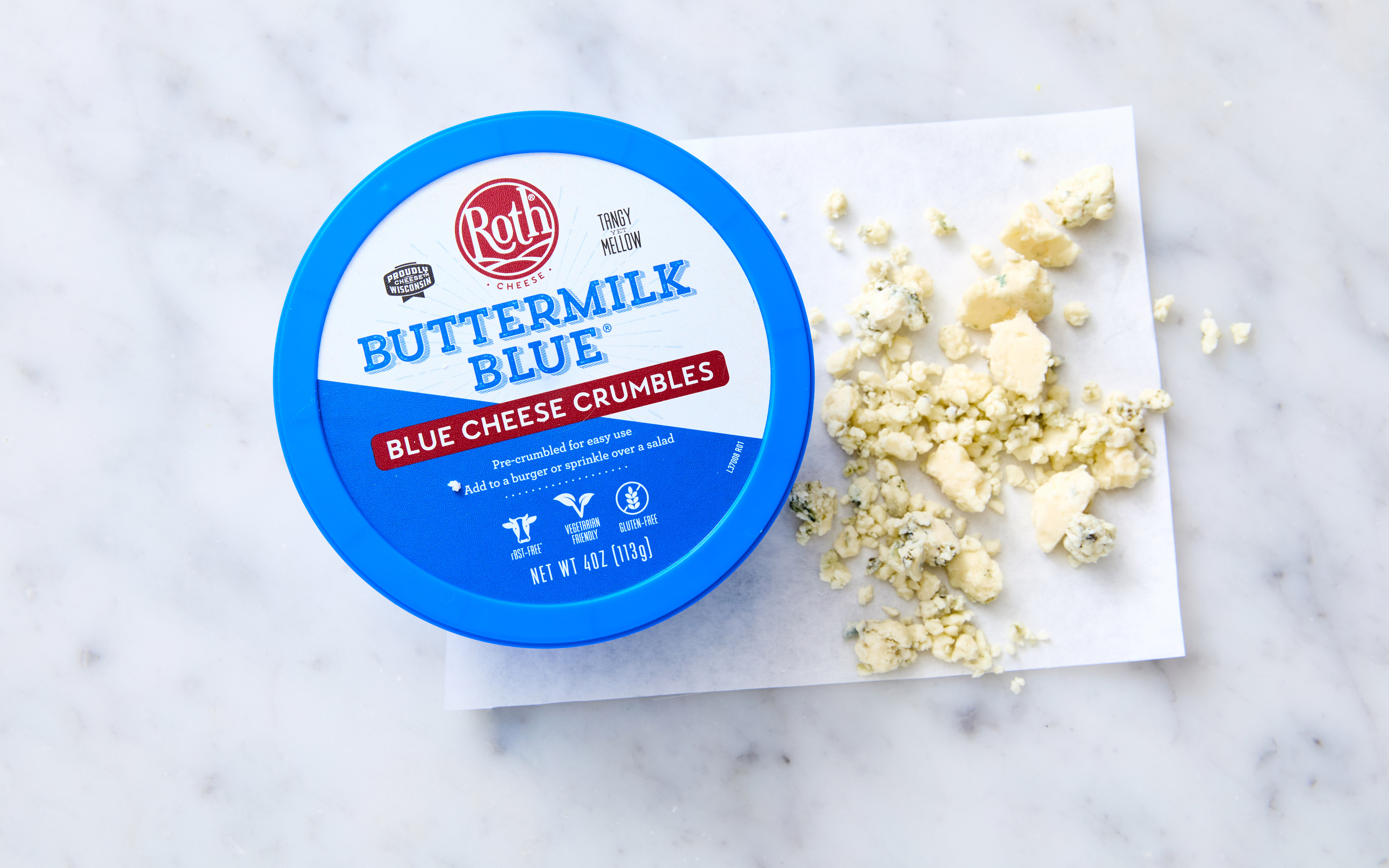 Buttermilk Blue Cheese Crumbles | 4 oz | Emmi Roth | Good Eggs