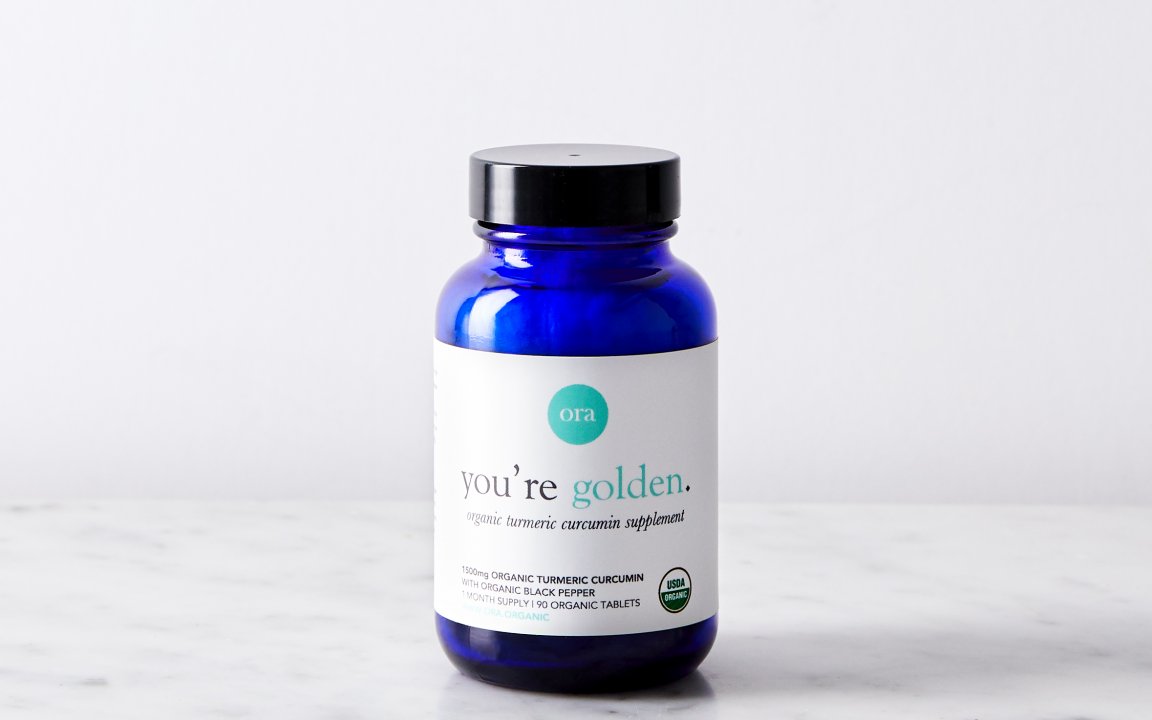 Turmeric Curcumin Tablets | 90 count | Ora Organic | Good Eggs