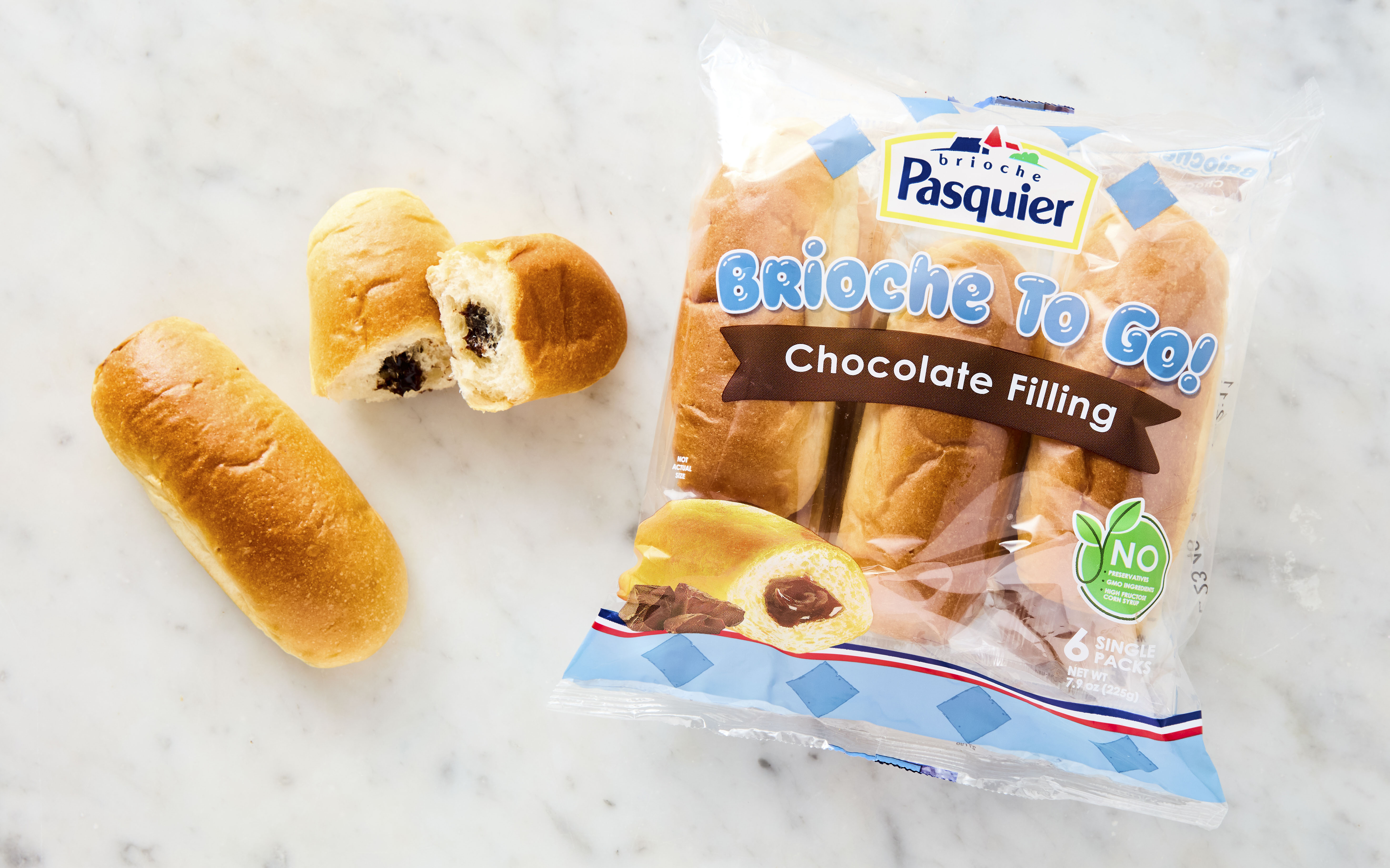 Chocolate Filled Brioche Rolls | 6 count | Brioche Pasquier | Good Eggs