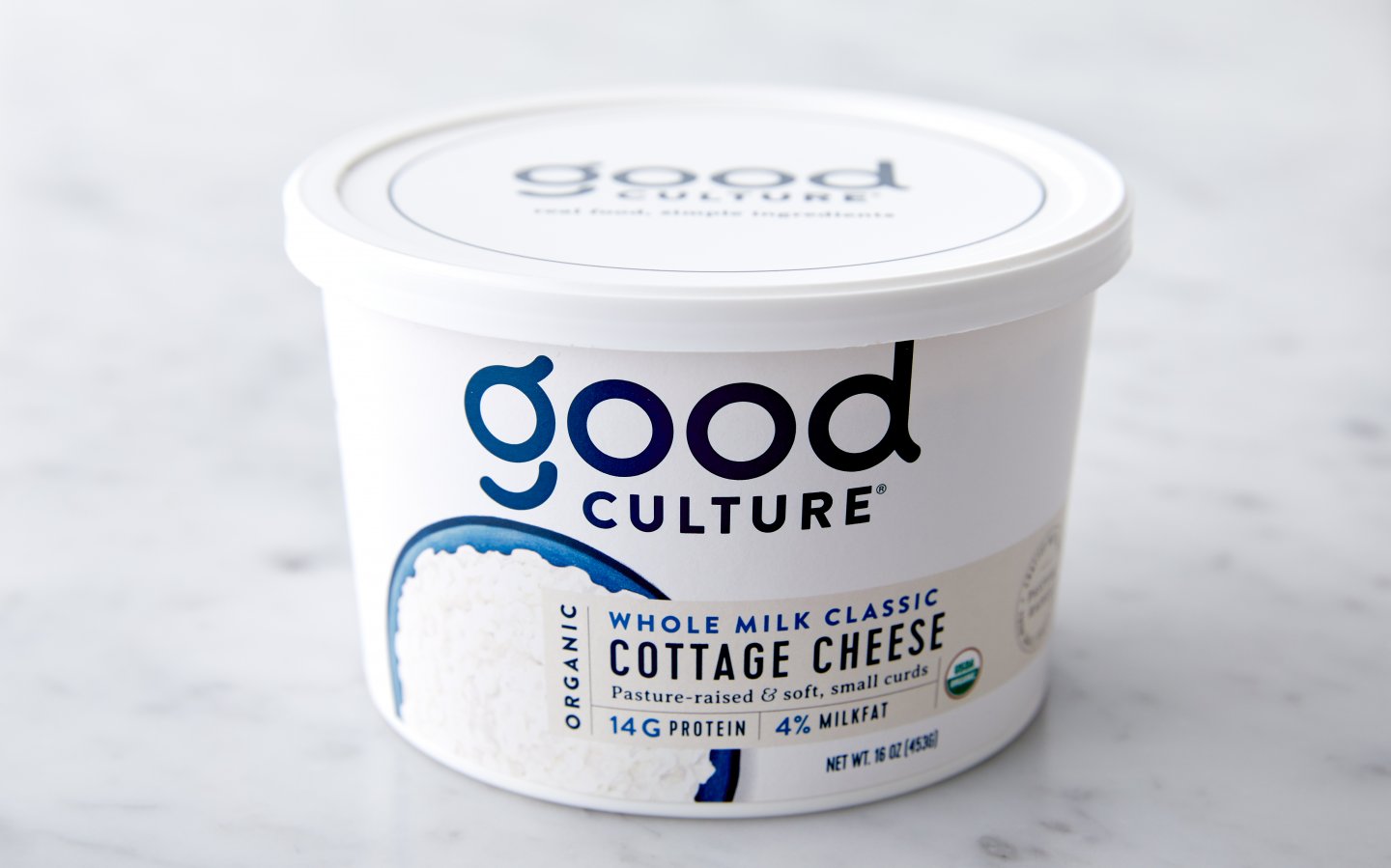 Organic Whole Milk Classic Cottage Cheese | 16 oz | Good Culture | Good ...