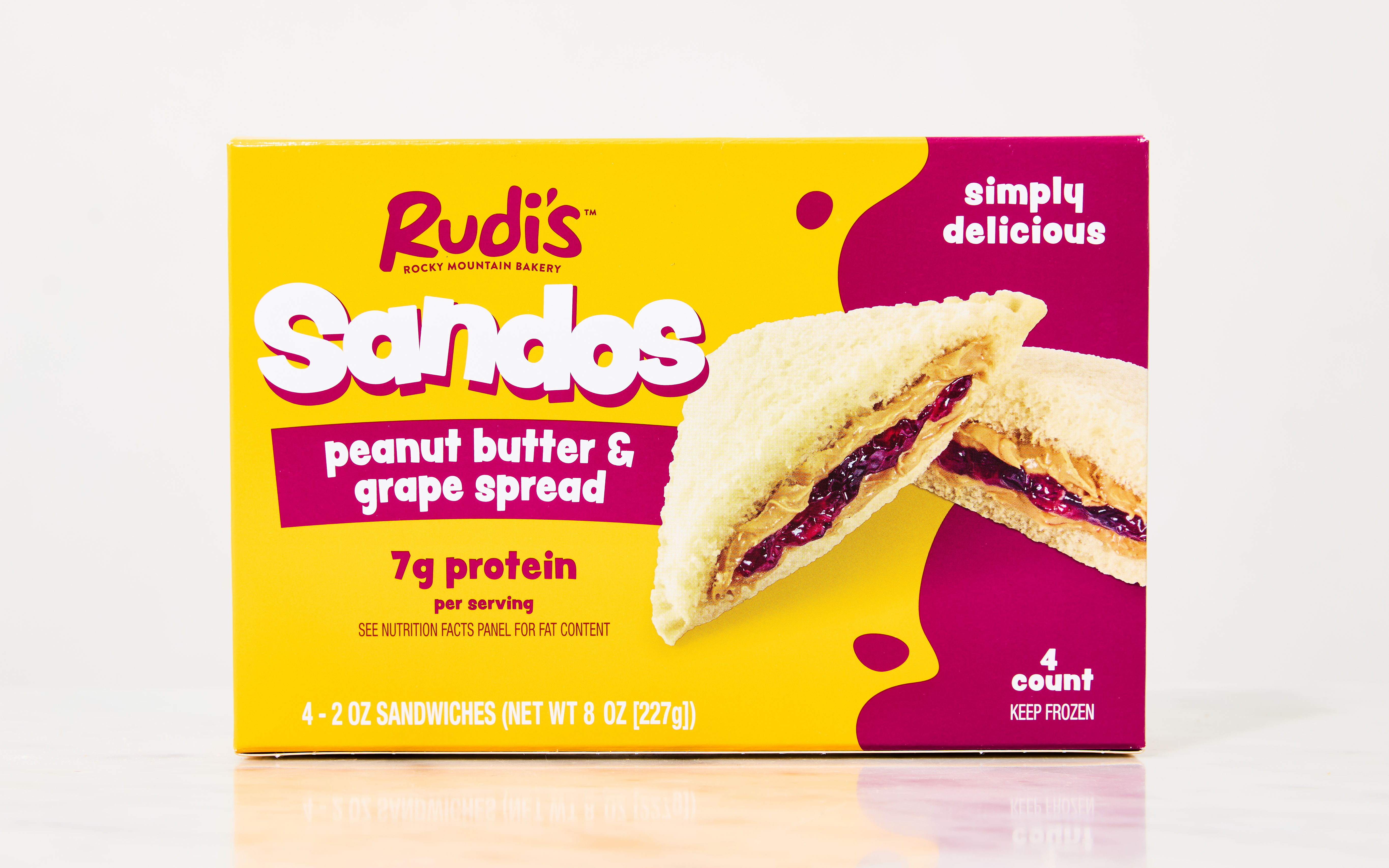Sandos Peanut Butter & Grape Spread | 4 count | Rudi's Rocky Mountain ...