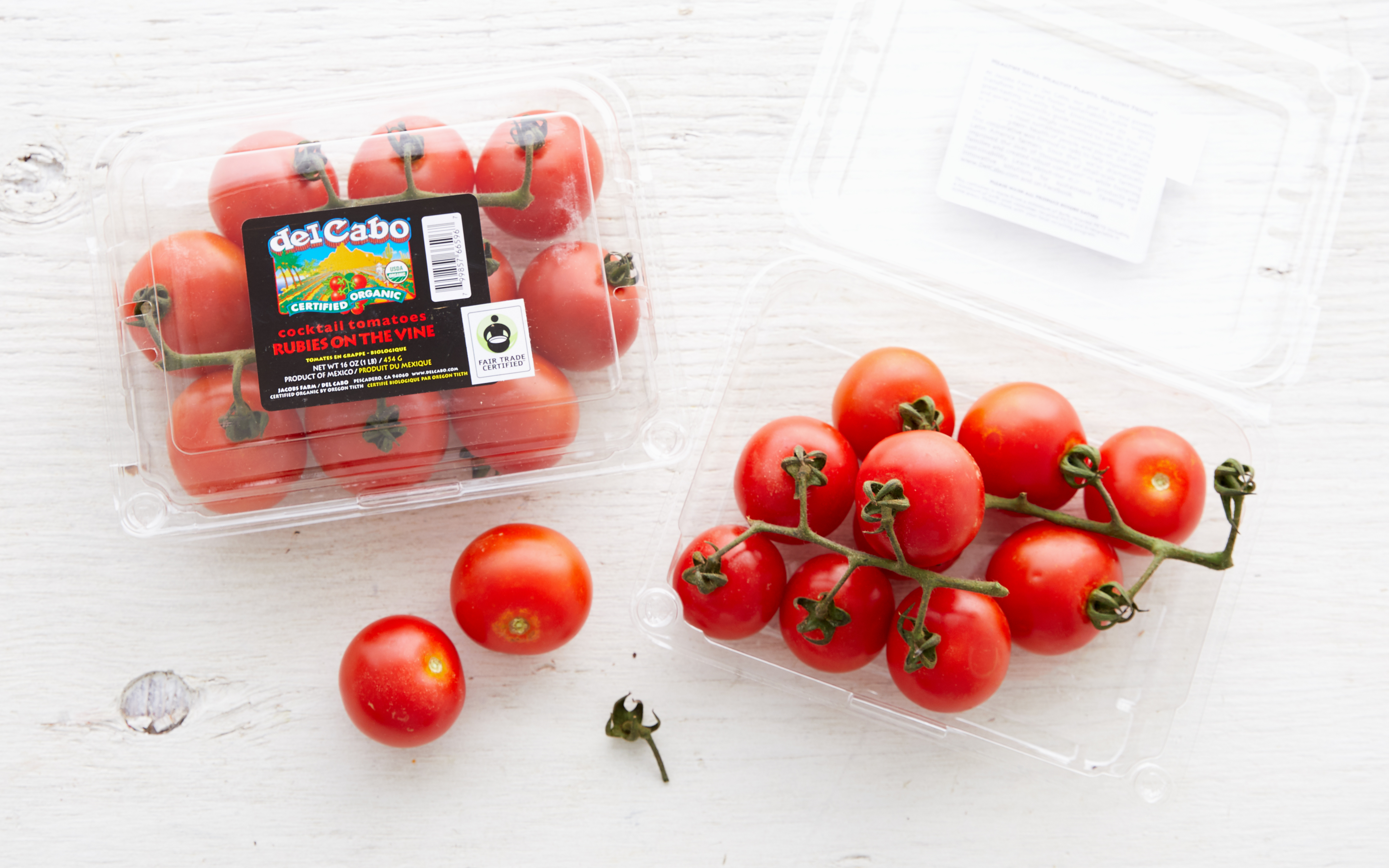 Organic & Fair Trade Ruby On-the-Vine Tomatoes Duo (Mexico) | 2 lb ...