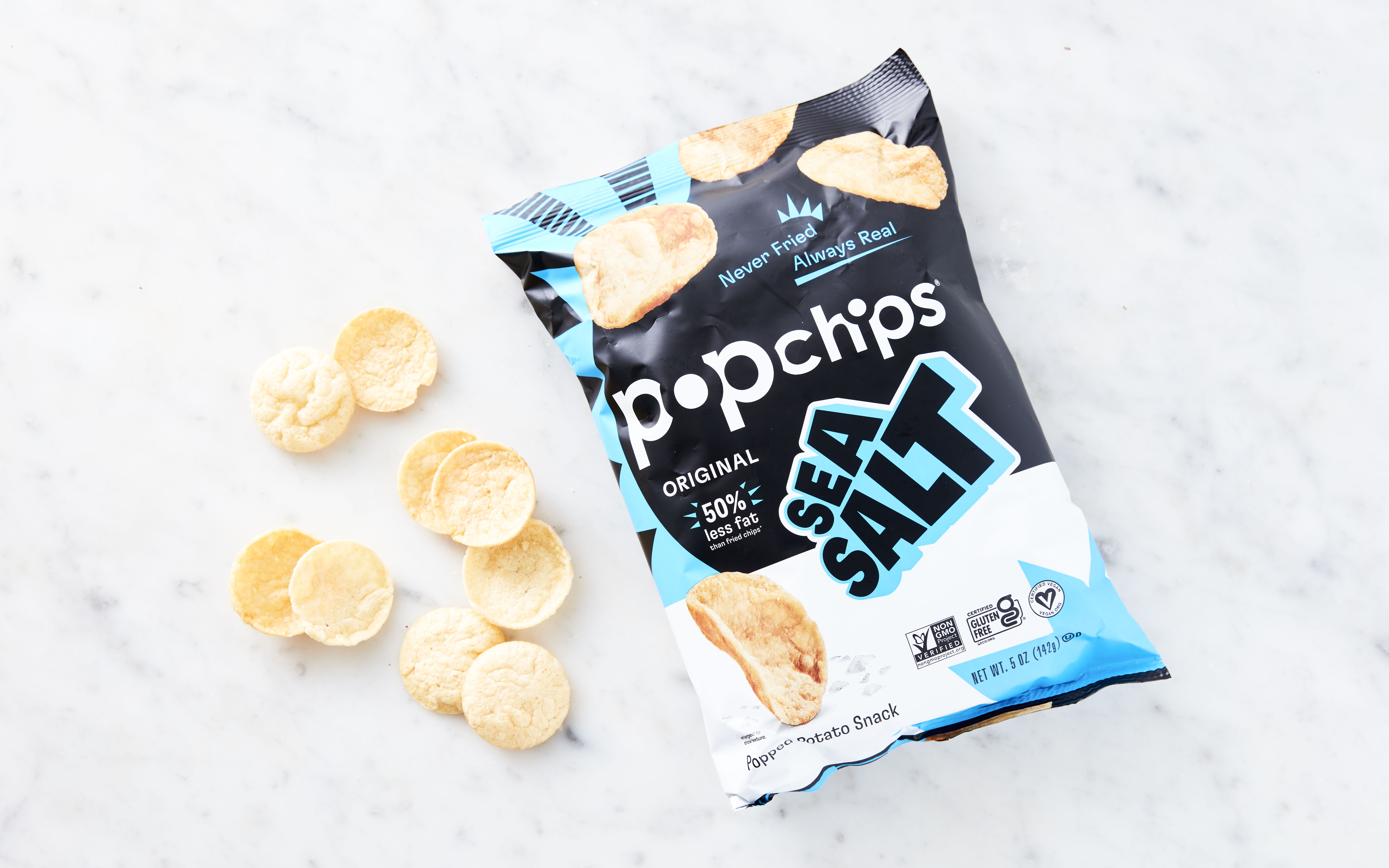 Sea Salt Popped Potato Snack | 5 oz | Popchips | Good Eggs