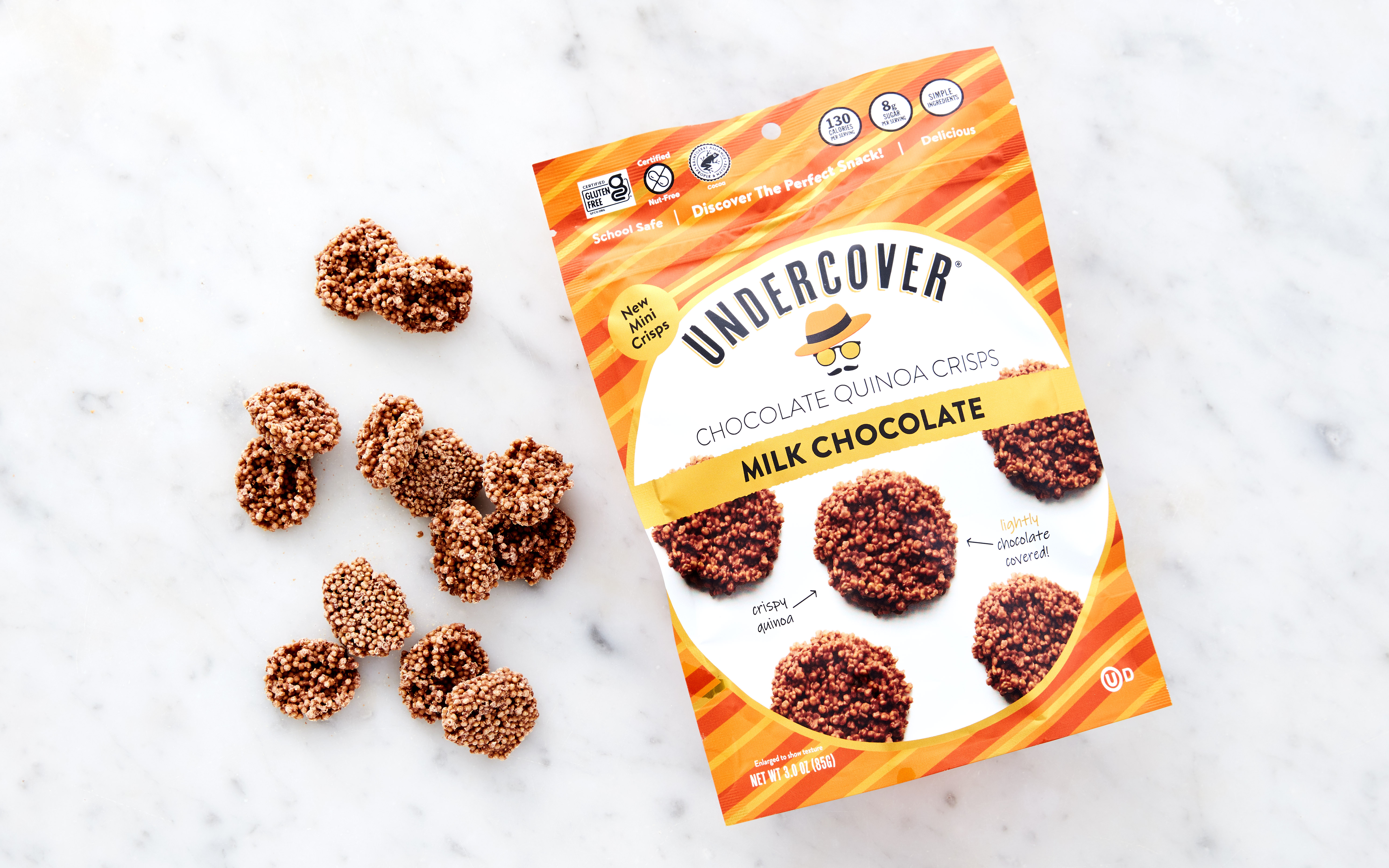 Crispy Quinoa Milk Chocolate | 2 oz | Undercover Snacks | Good Eggs