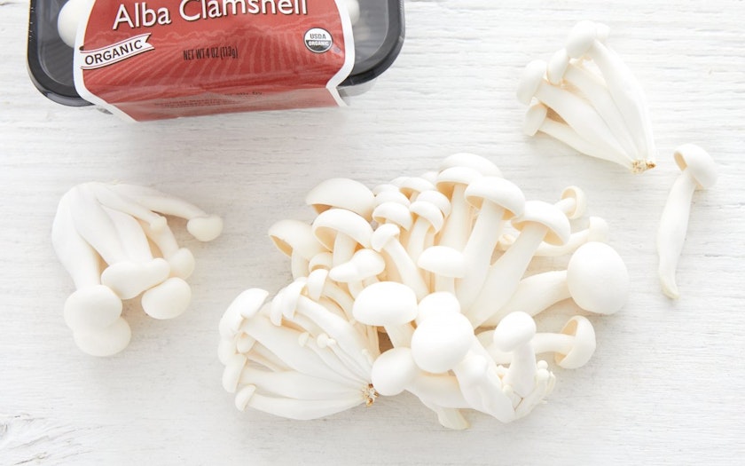 Organic Alba Clamshell White Beech Mushrooms 4 Oz Gourmet Mushrooms Inc Good Eggs