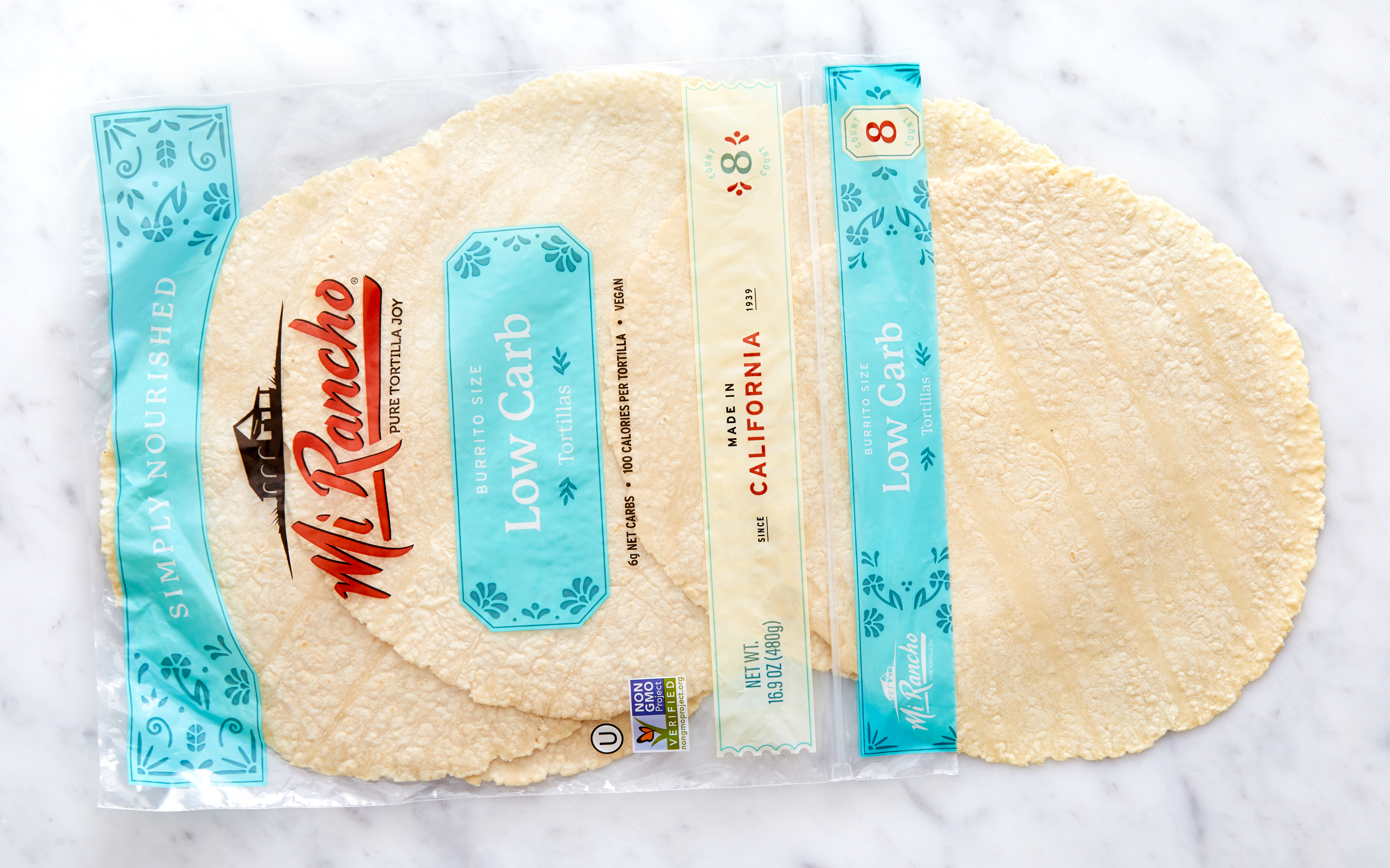 Low Carb Tortilla | 8 count | Mi Rancho | Good Eggs
