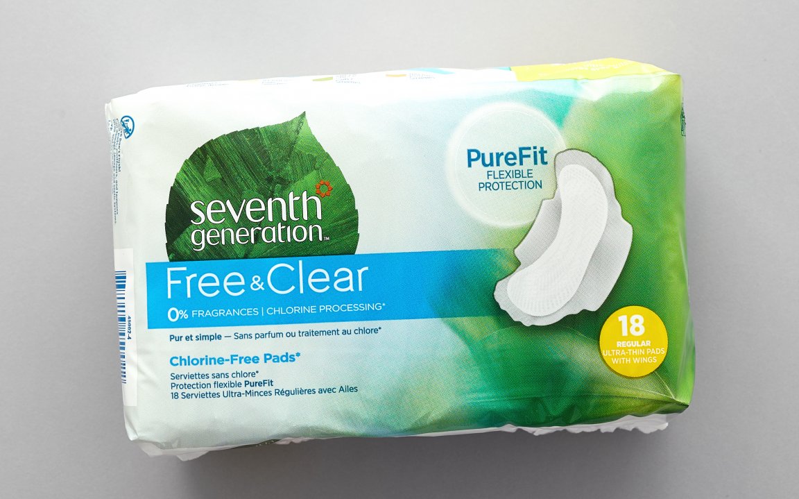 Ultra-Thin Pads | 18 count | Seventh Generation | Good Eggs