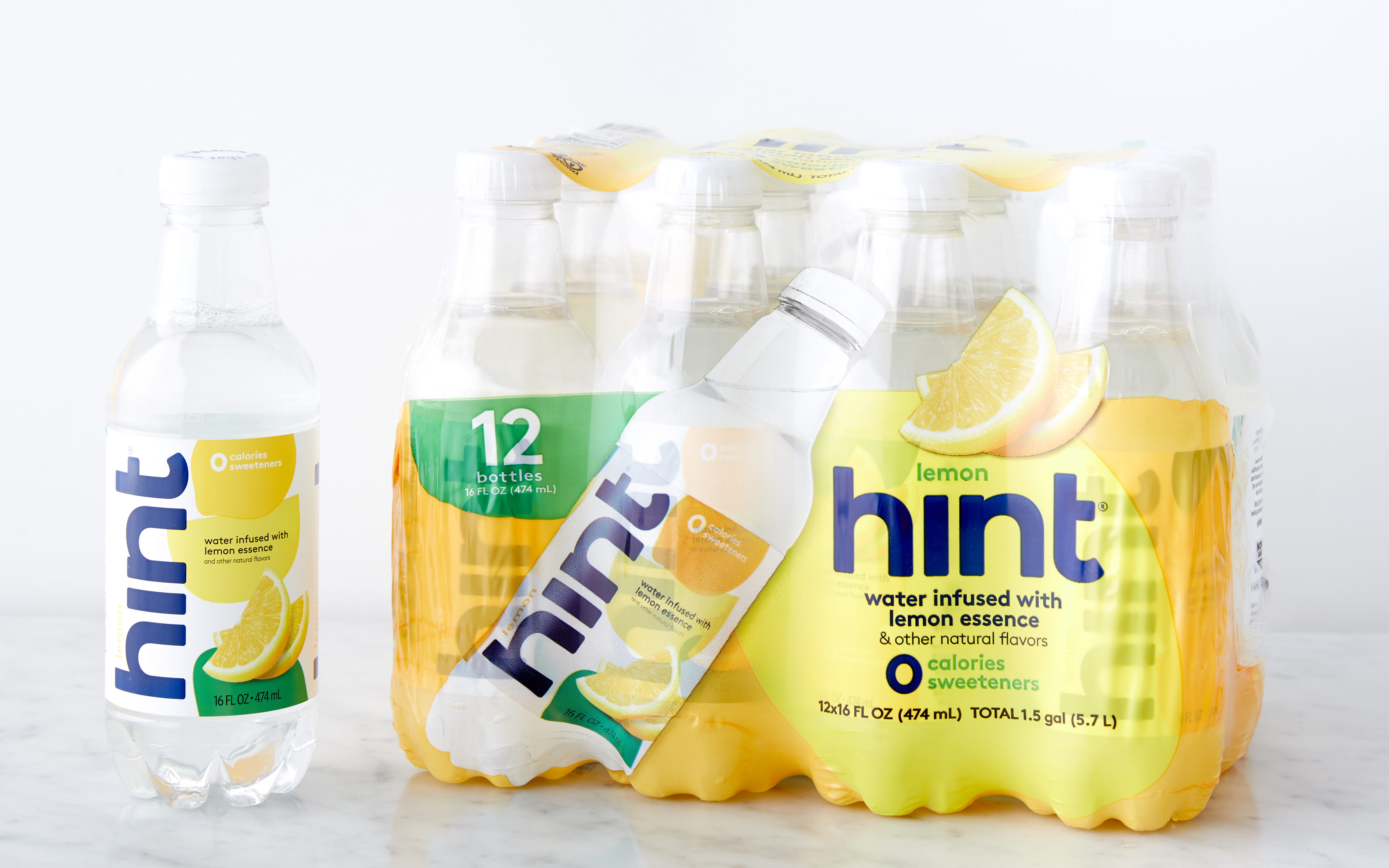 Case of Lemon Essence Water | 12 count | Hint | Good Eggs