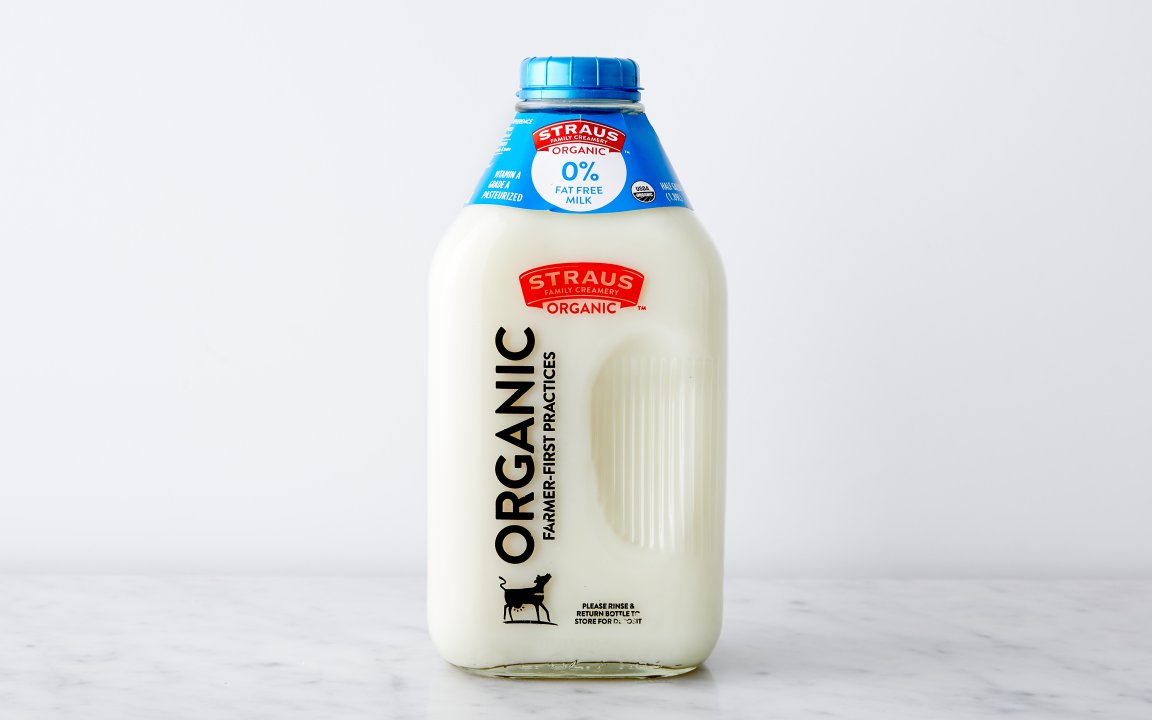 Organic Nonfat Milk | 1 half gallon | Straus Family Creamery | Good Eggs