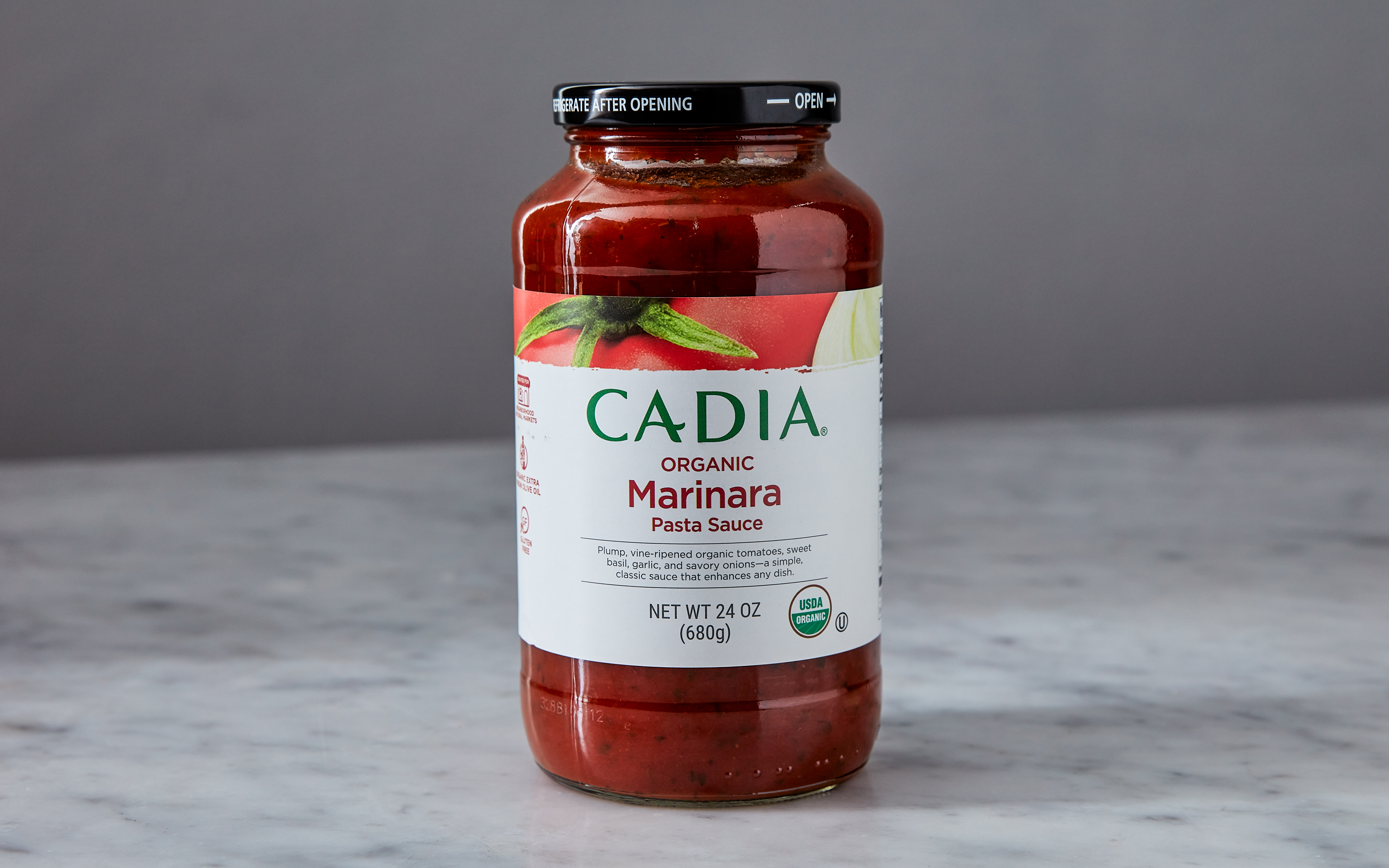 Organic Marinara Pasta Sauce | 24 oz | Cadia | Good Eggs