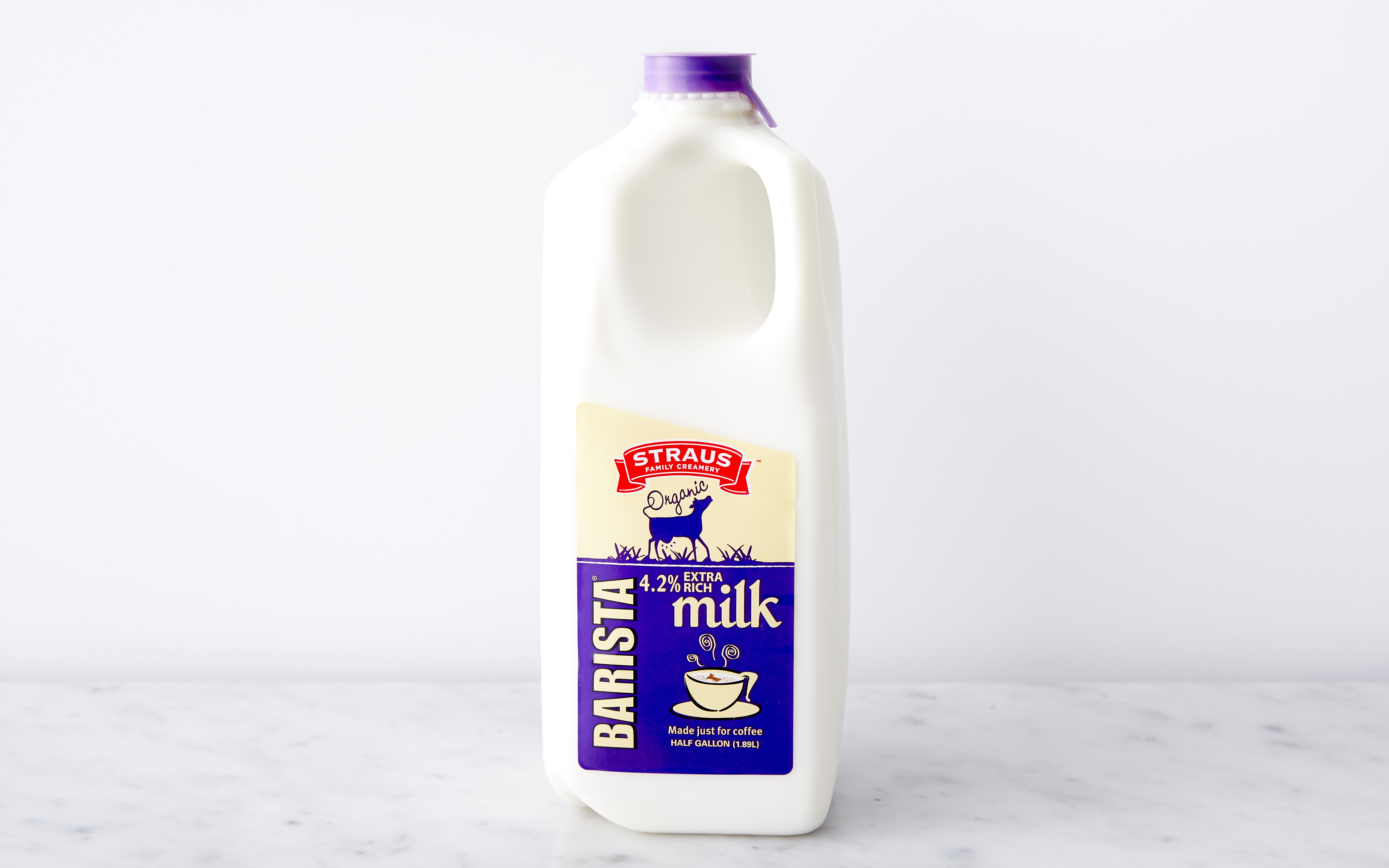 Organic Extra Rich Barista Milk | 1 half gallon | Straus Family ...