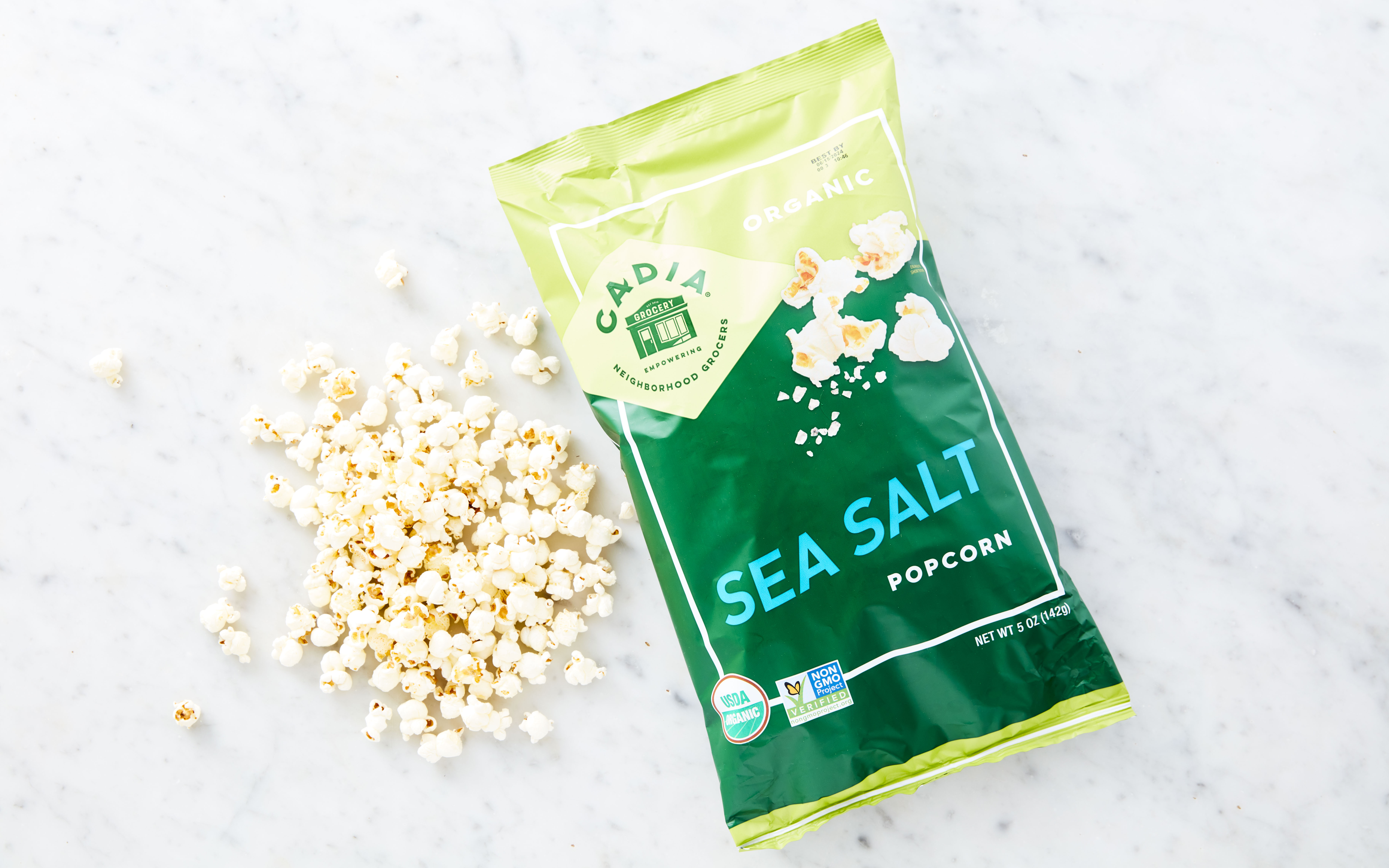 Organic Lightly Salted Popcorn | 5 oz | Cadia | Good Eggs