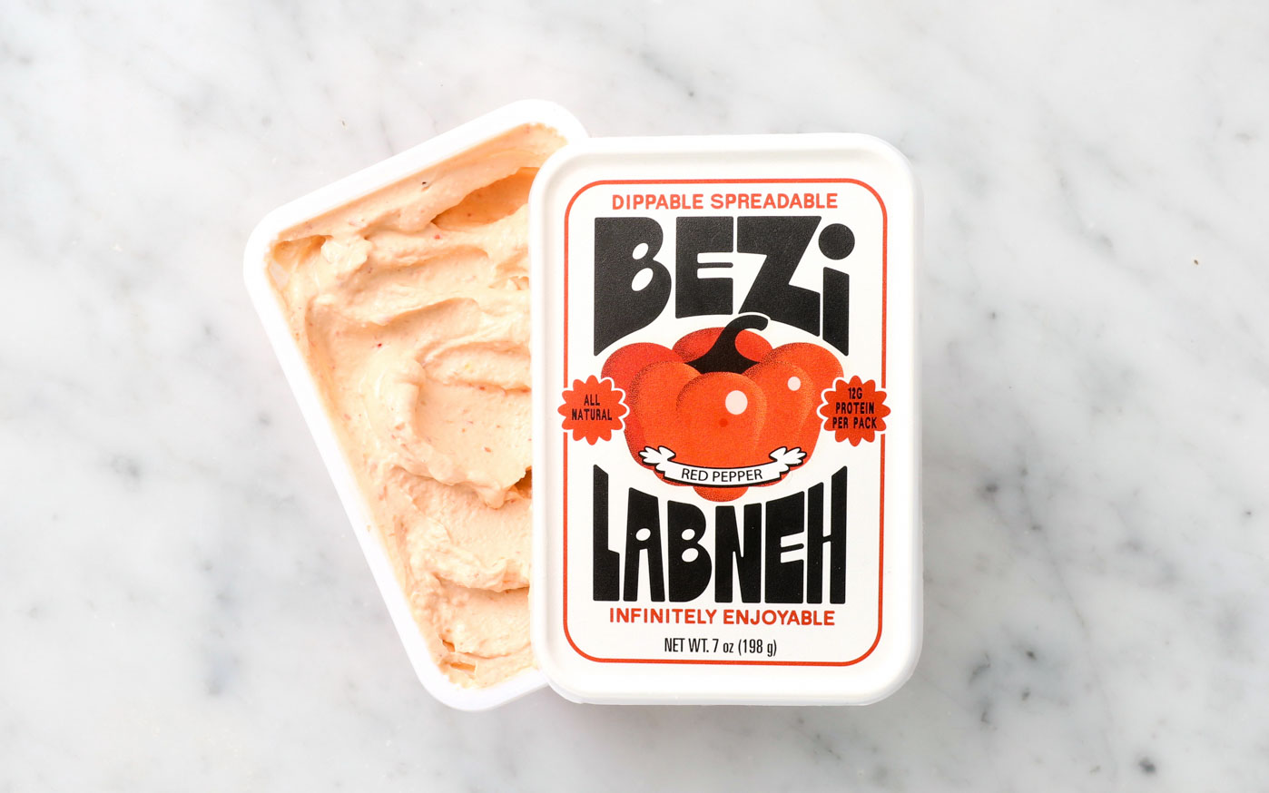 Red Pepper Labneh | 7 oz | Bezi | Good Eggs