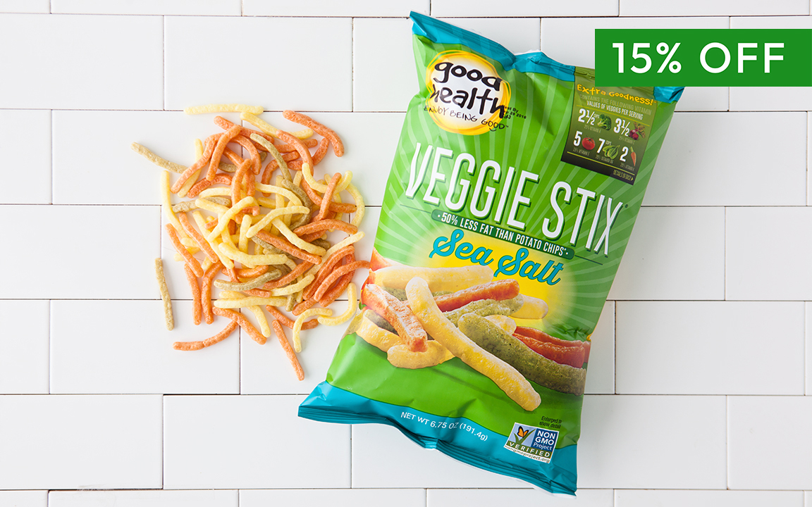 Sea Salt Veggie Stix | 6.25 oz | Good Health Snacks | Good Eggs