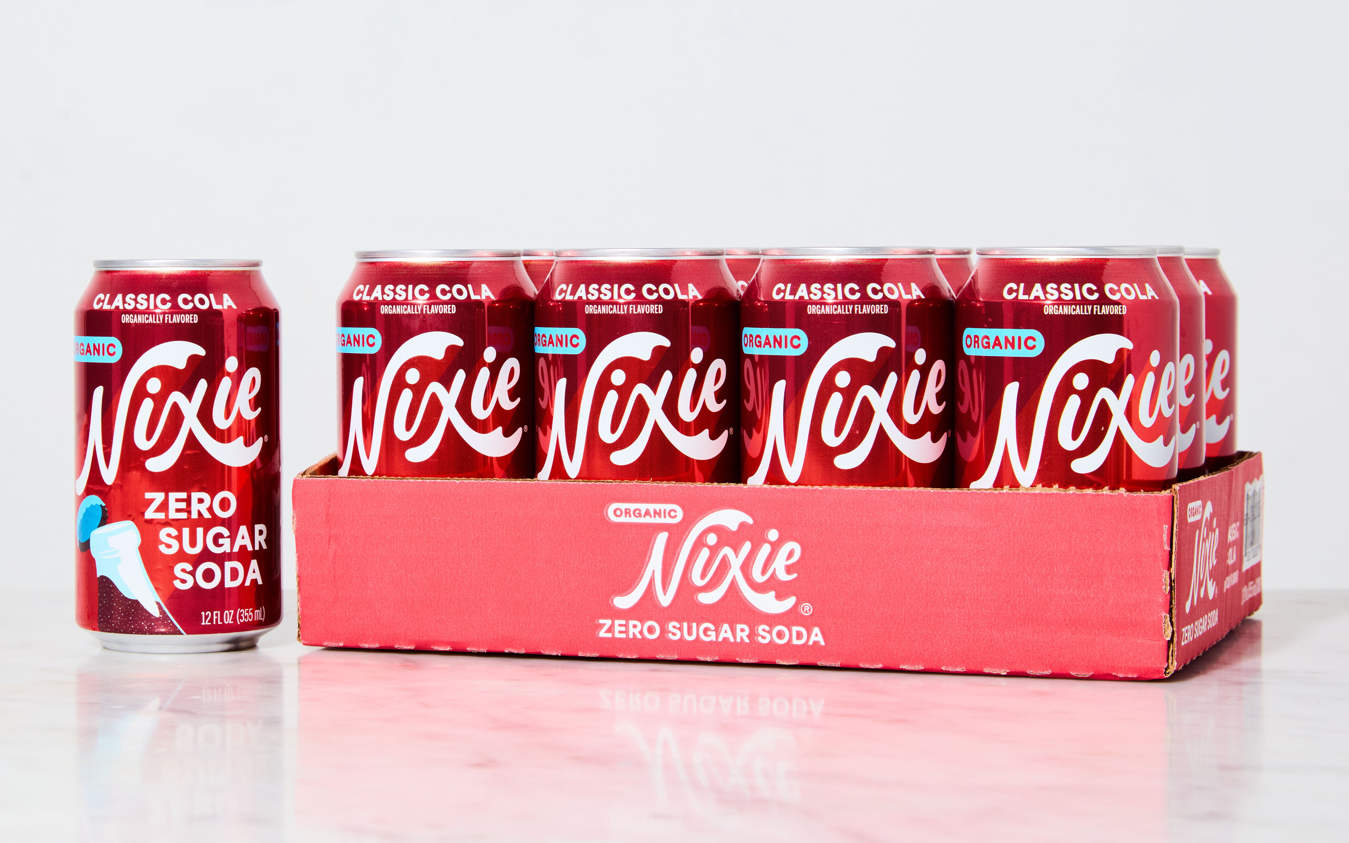 Organic Classic Cola Zero Sugar Soda 12-Pack | 12 count | Nixie ...
