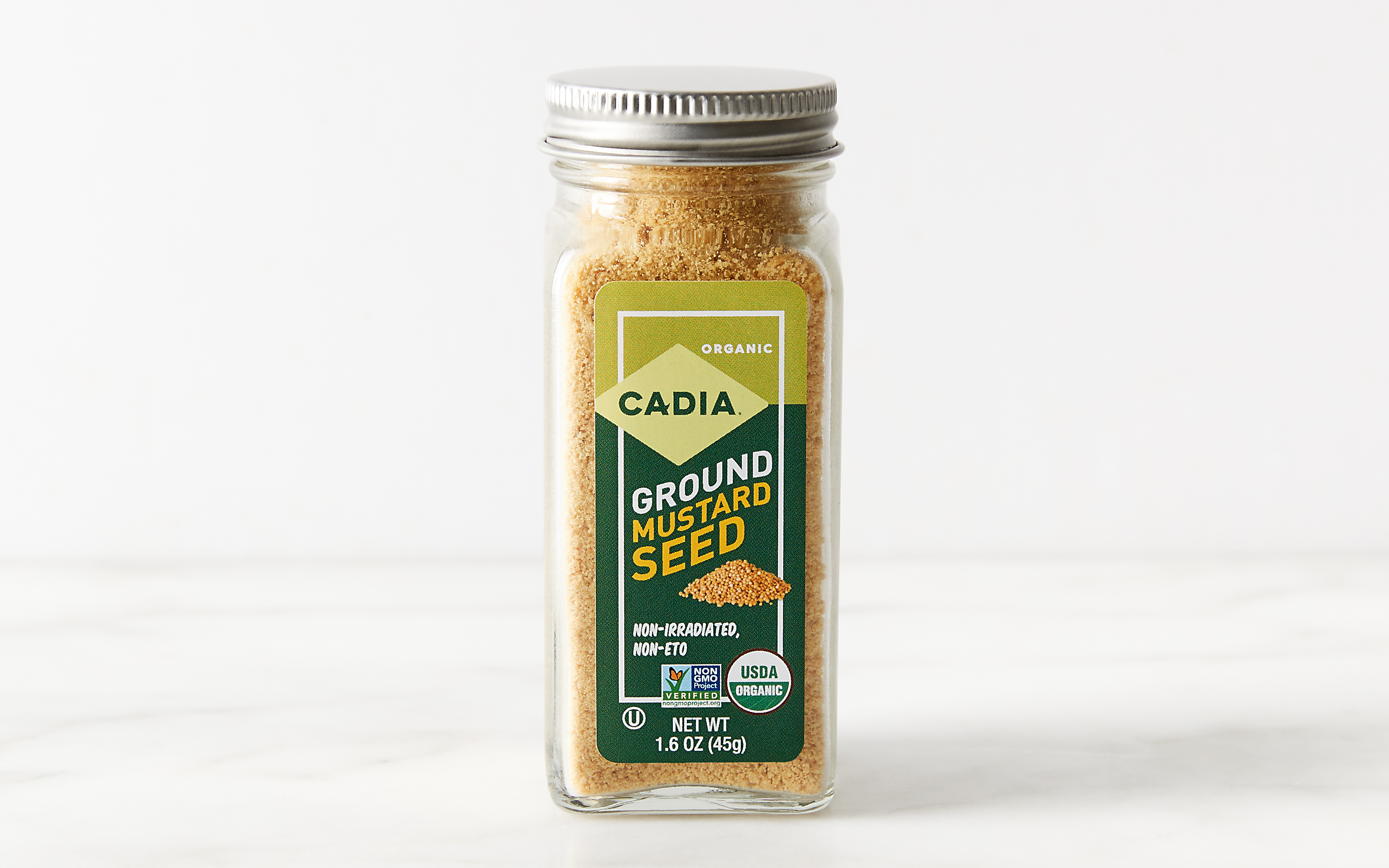Organic Ground Yellow Mustard Seed | 1.6 oz | Cadia | Good Eggs