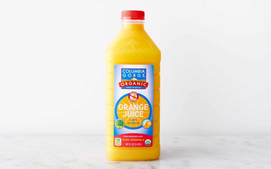 Organic Pulp-free Orange Juice | 48 fl oz | Columbia Gorge | Good Eggs