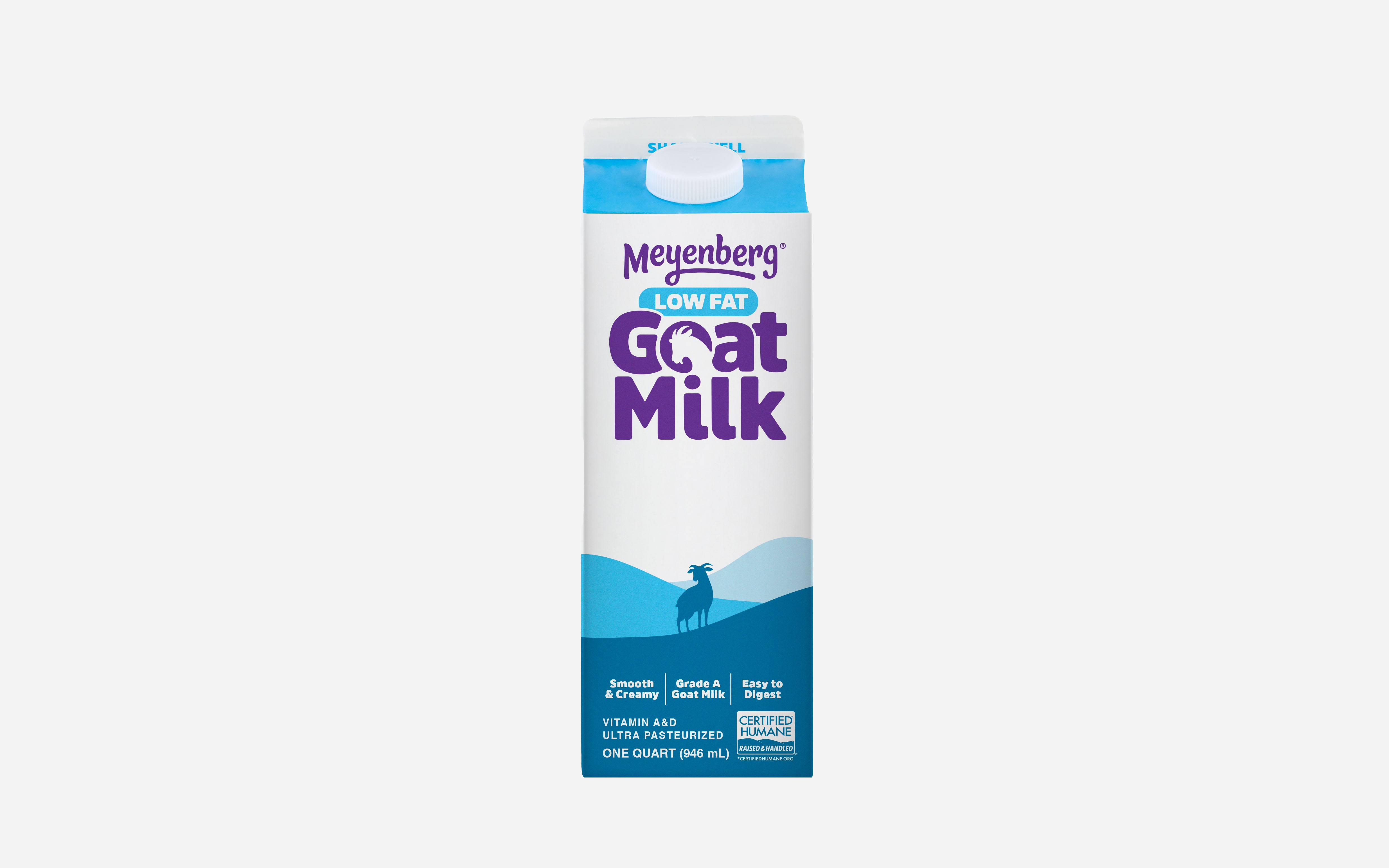 Low Fat Goat Milk | 32 fl oz | Meyenberg | Good Eggs