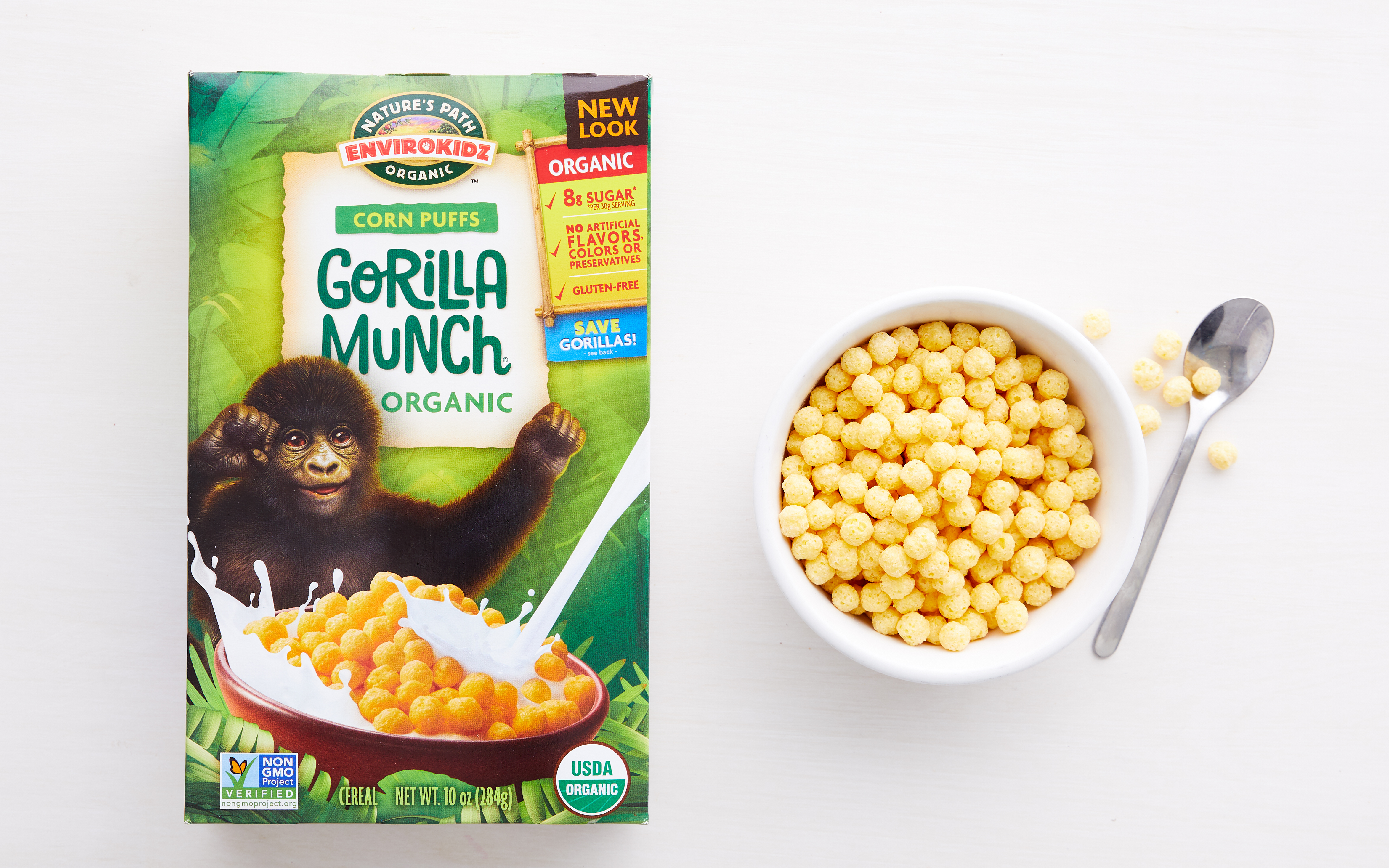 Organic Gorilla Munch Corn Puffs | 10 oz | Nature's Path | Good Eggs