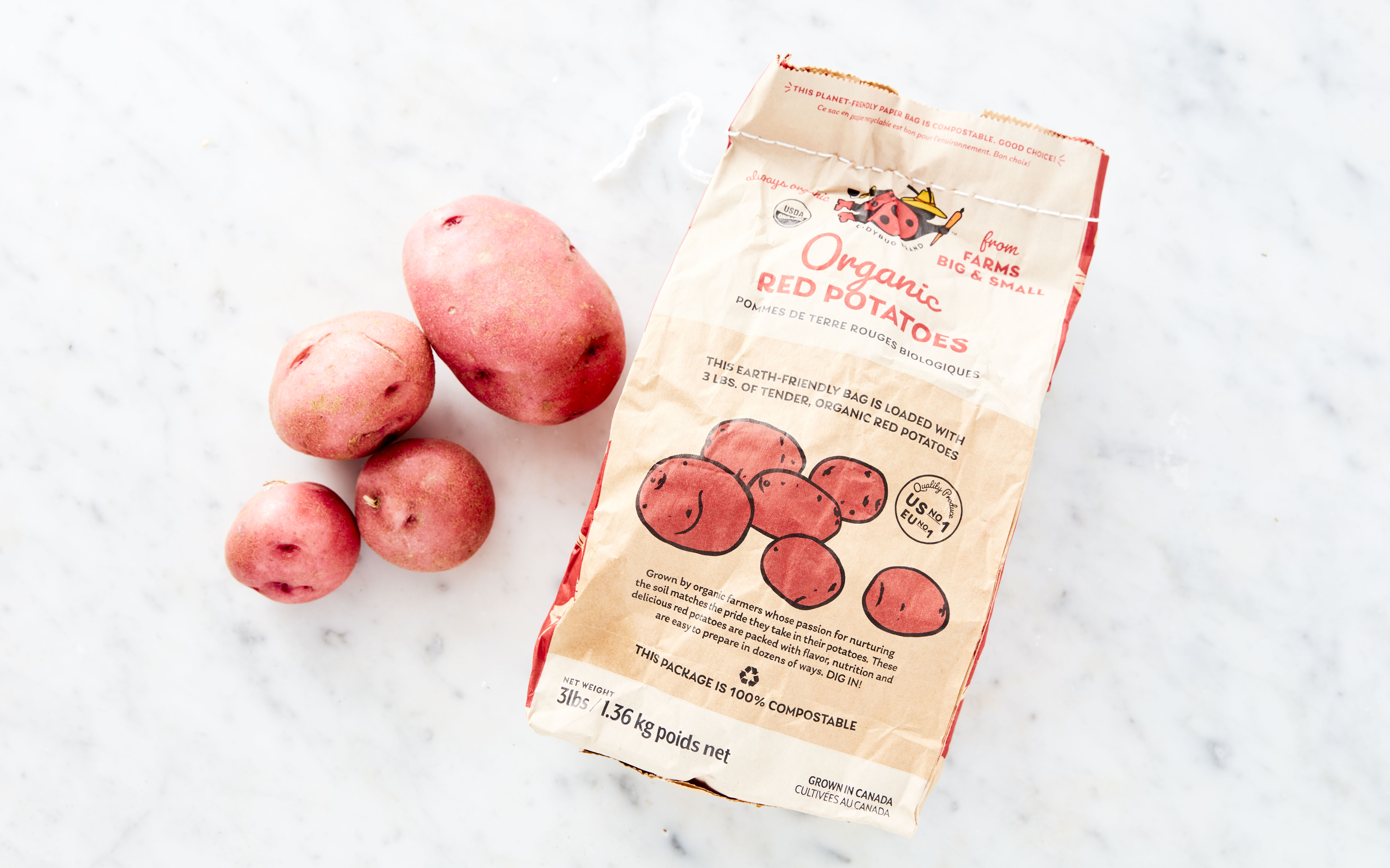 Bulk Organic Red Potatoes | 3 lb | From Our Farmers | Good Eggs