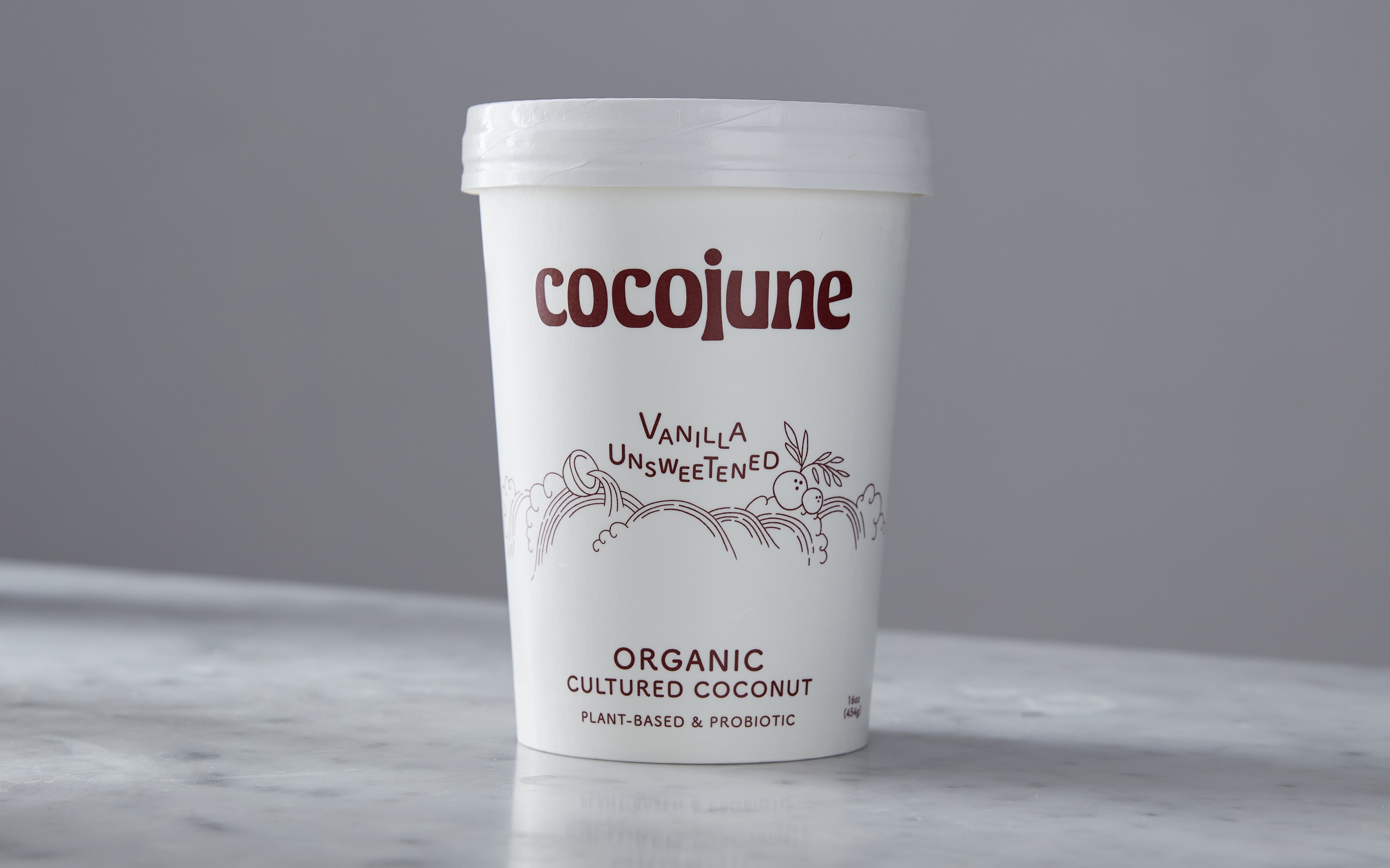 Organic Unsweetened Vanilla Coconut Yogurt | 16 oz | Cocojune | Good Eggs